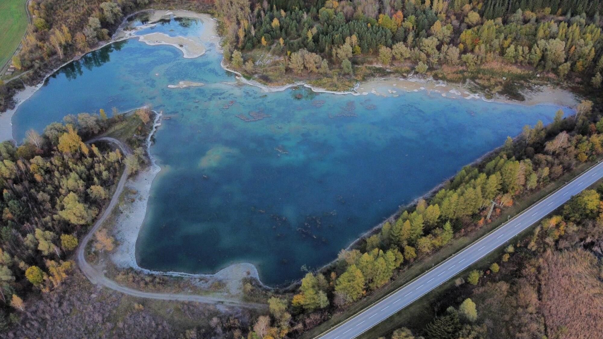 Laizer Baggersee verliert massiv Wasser