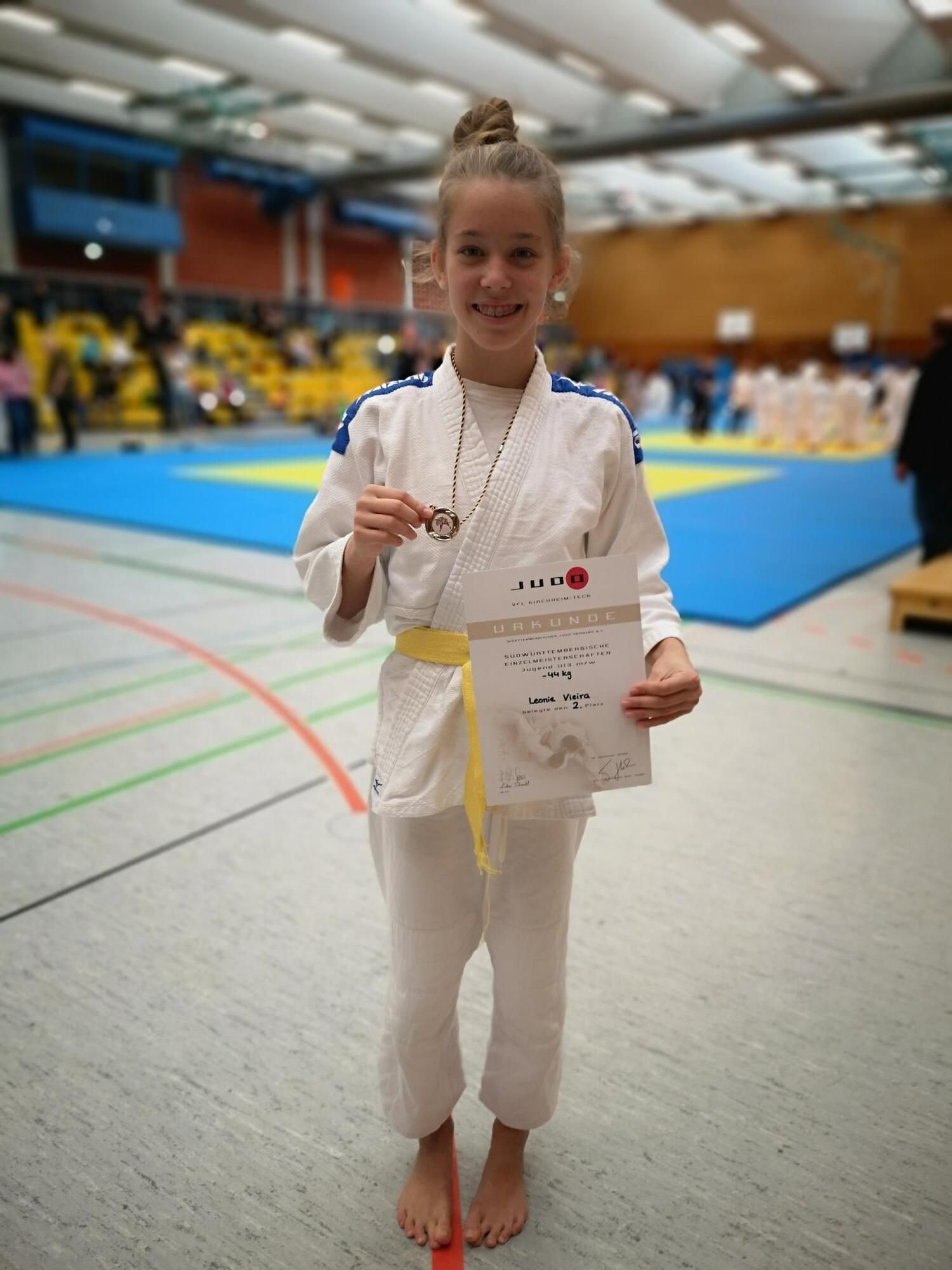 Leonie Vieira vom JJJV Friedrichshafen holt Silber