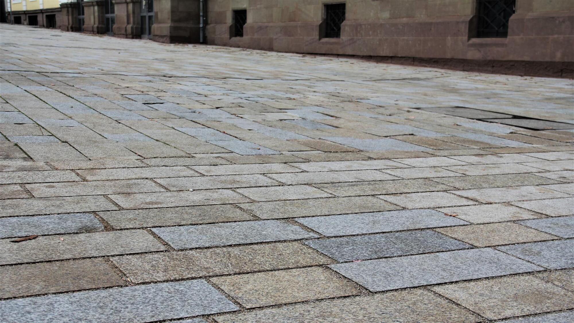 So sieht der neue Belag auf dem Leopoldplatz aus