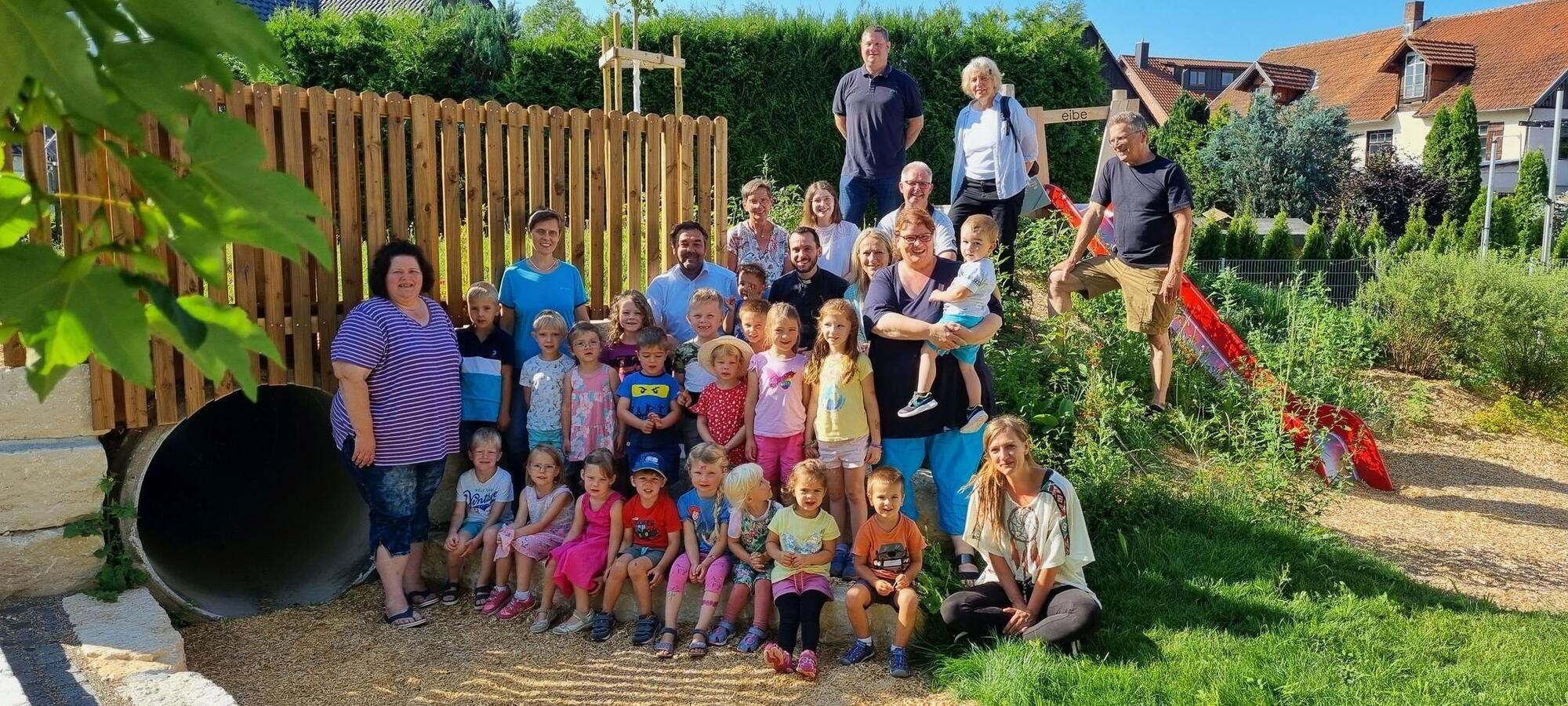Außenanlagen am Kindergarten Sankt Josef sind fertig