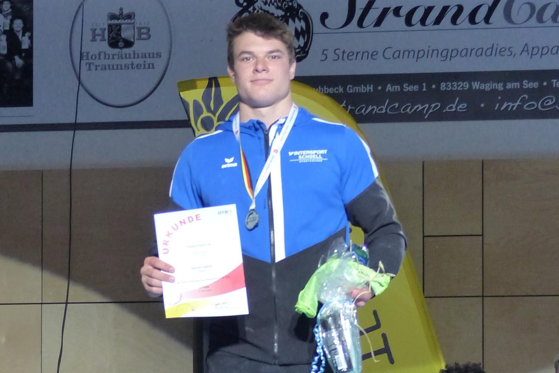 Oppold Vizemeister beim Deutschland-Cup