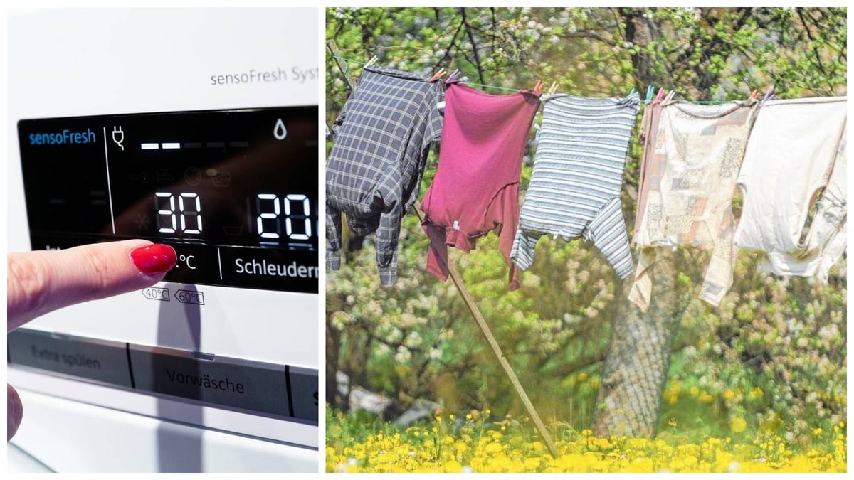 So sparen Sie Energie beim Waschen und Trocknen