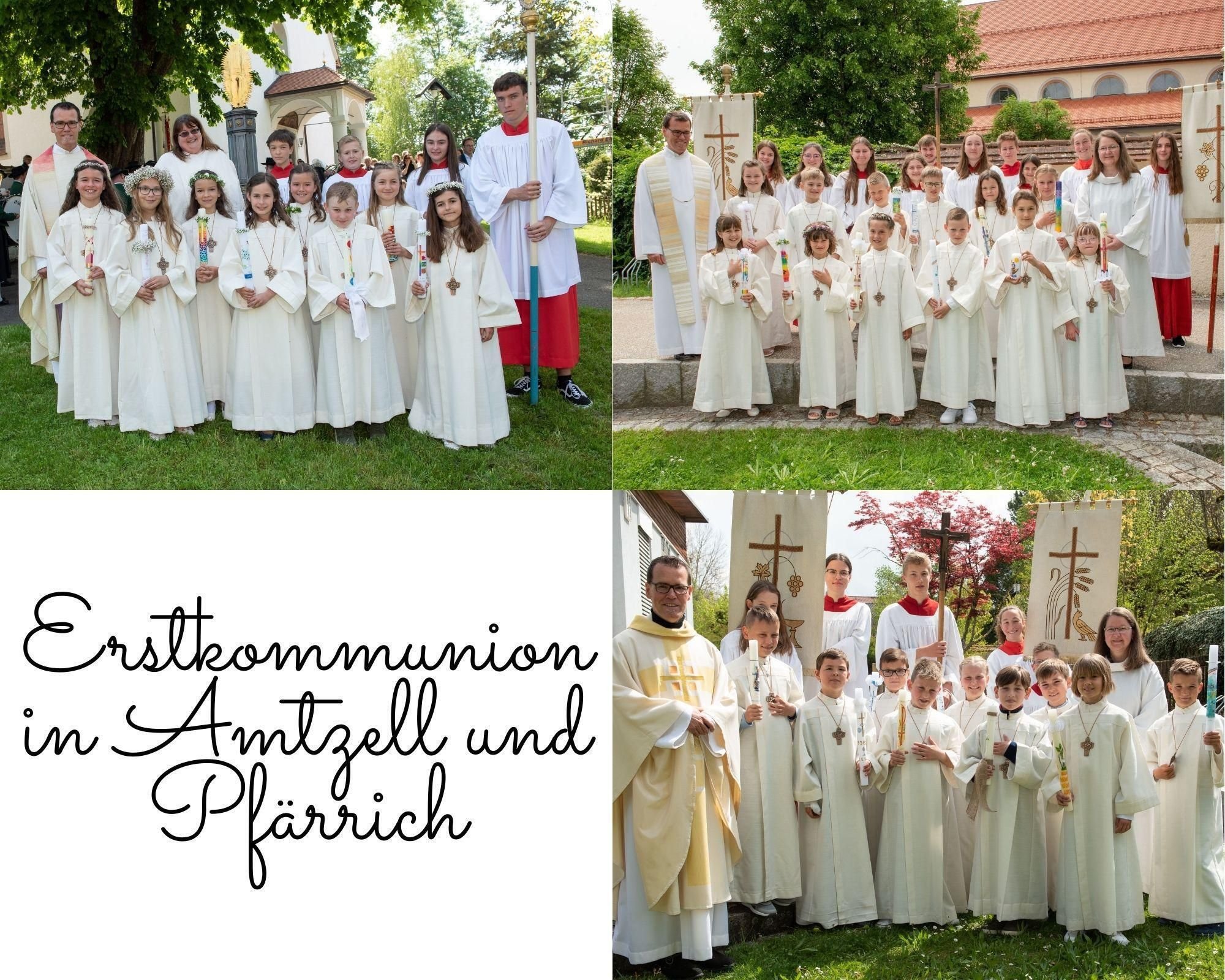Erstkommunion in Amtzell und Pfärrich