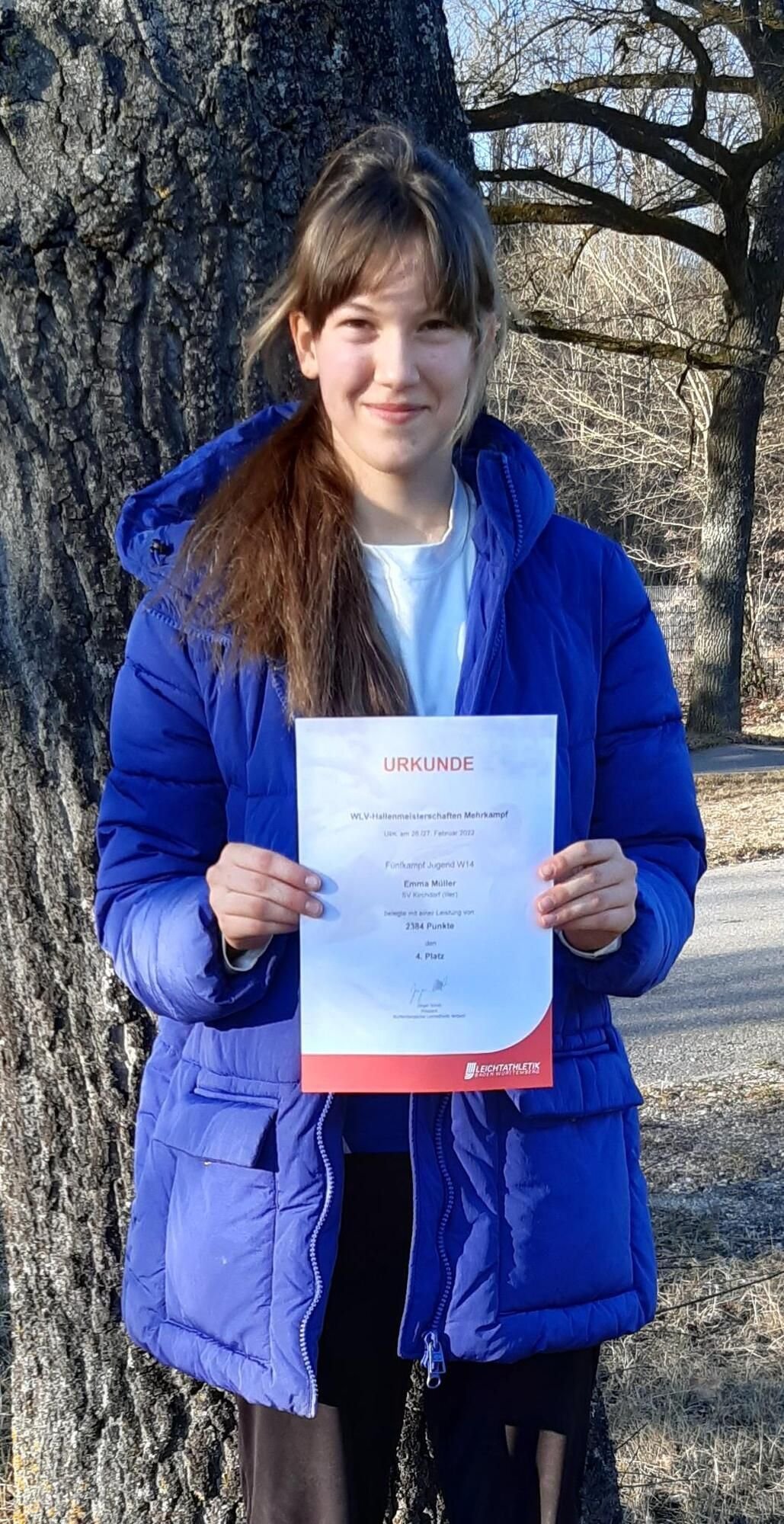 Emma Müller auf WLV-Ebene erfolgreich