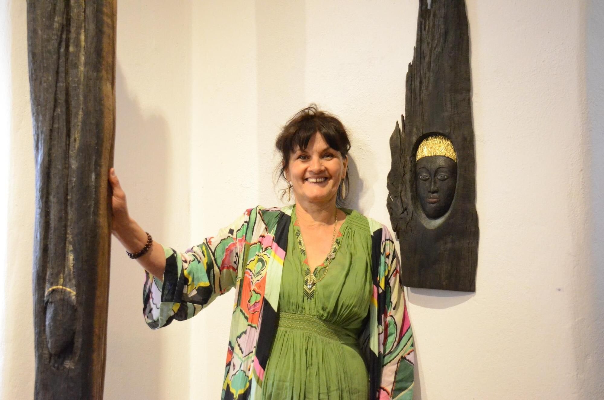 Gabriele Maria Lulay eröffnet ihre Ausstellung im Espantor