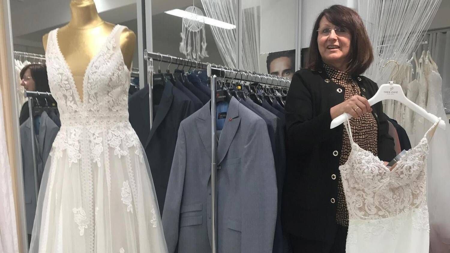 Serie „Mein Jahr 2021“: Gaby Nagel stattet Brautpaare mit dem richtigen Outfit aus