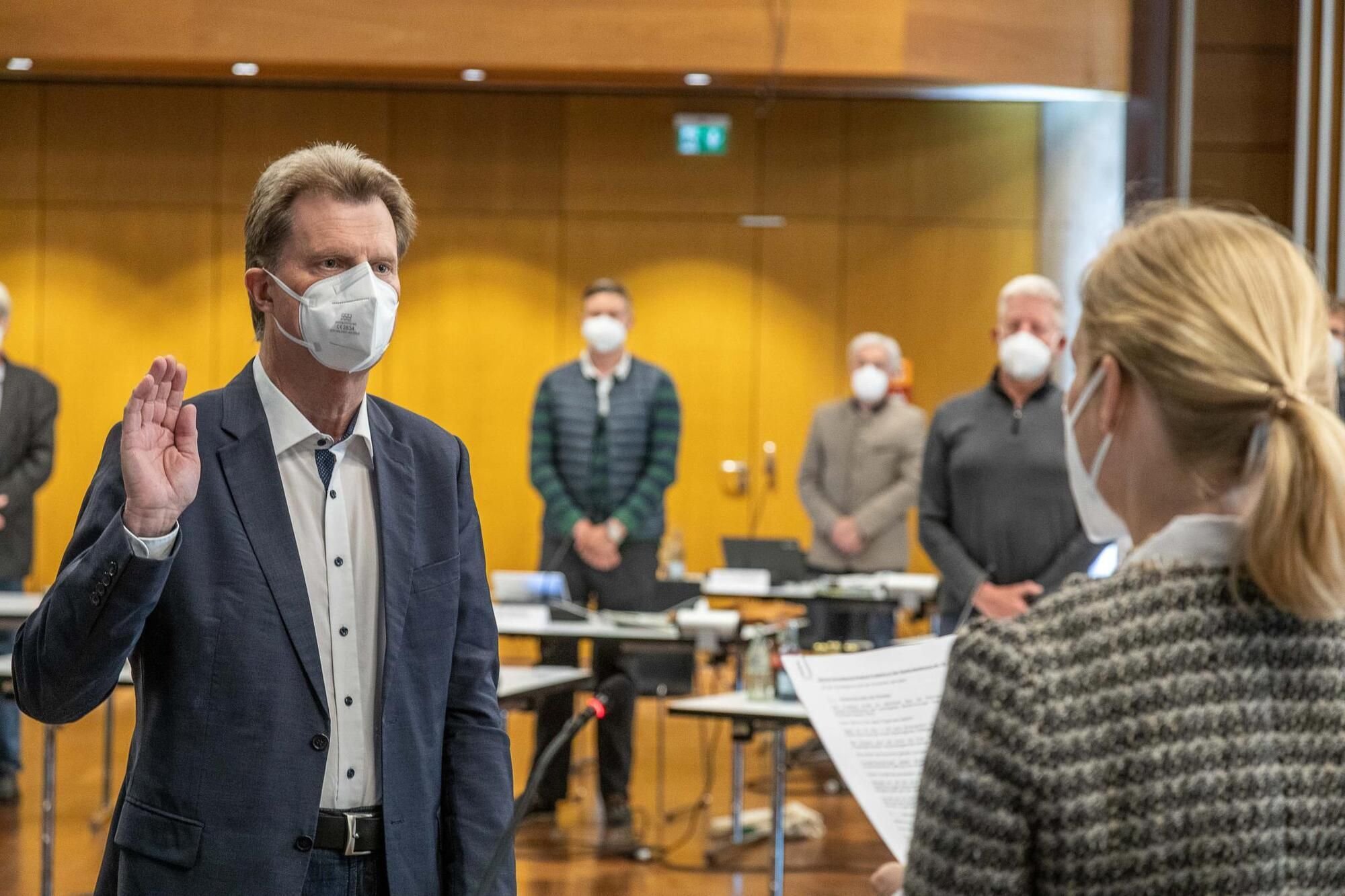 Wechsel im Lindauer Stadtrat: Oliver Eschbaumer geht, Roland Freiberg kommt