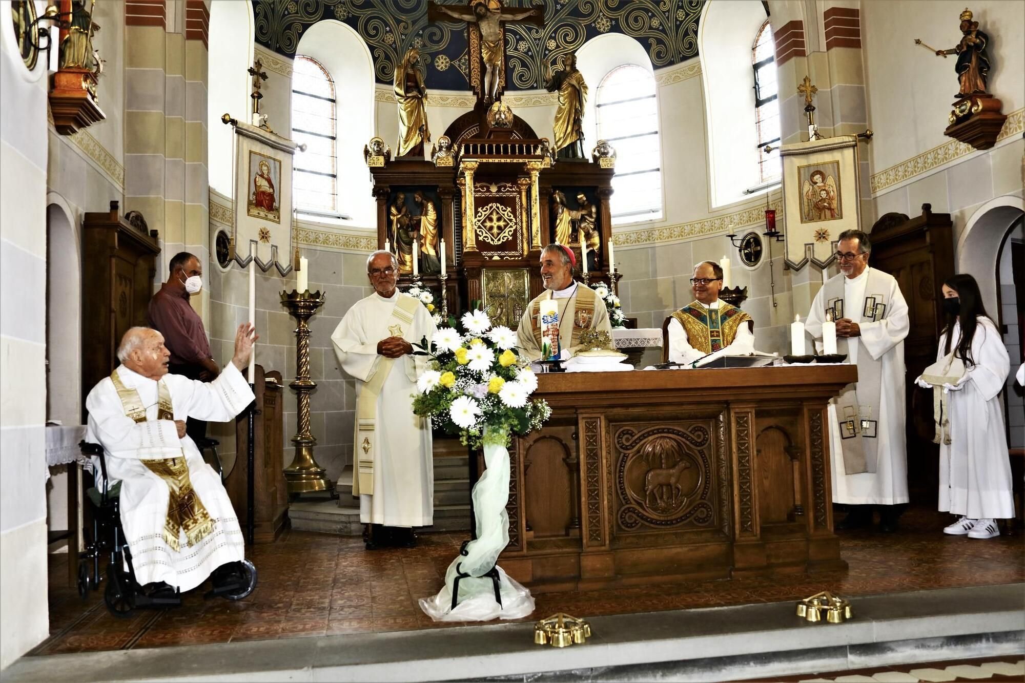 Monsignore Alfons Waibel feiert 70 Jahre Priesterweihe