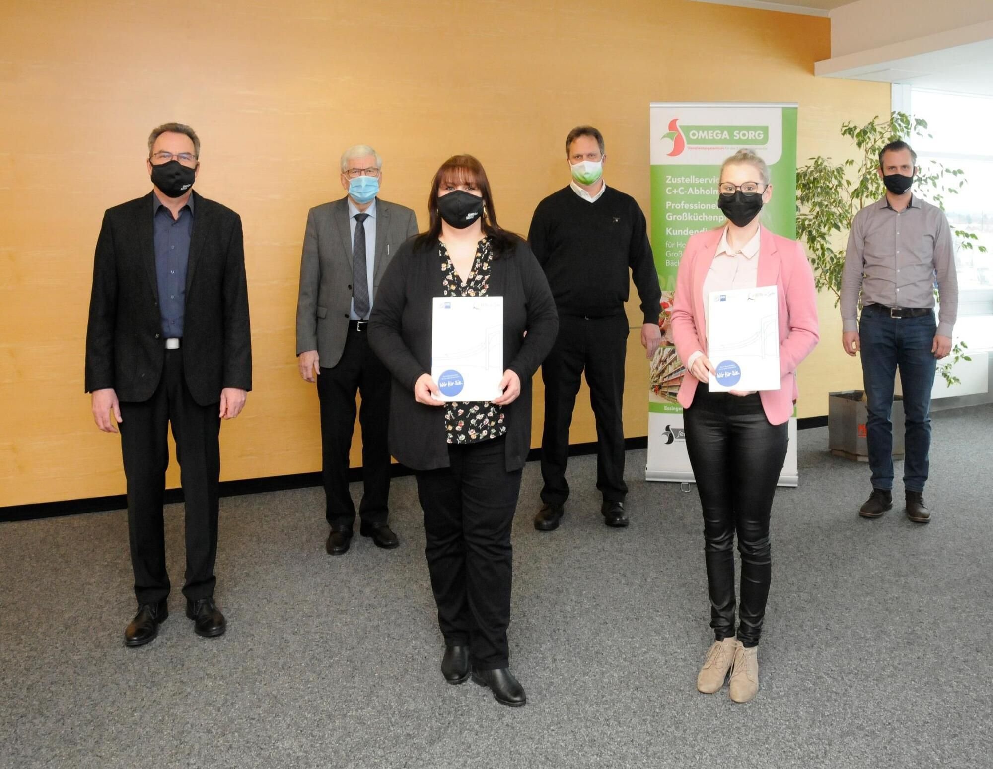 Omega Sorg ehrt beste Auszubildende