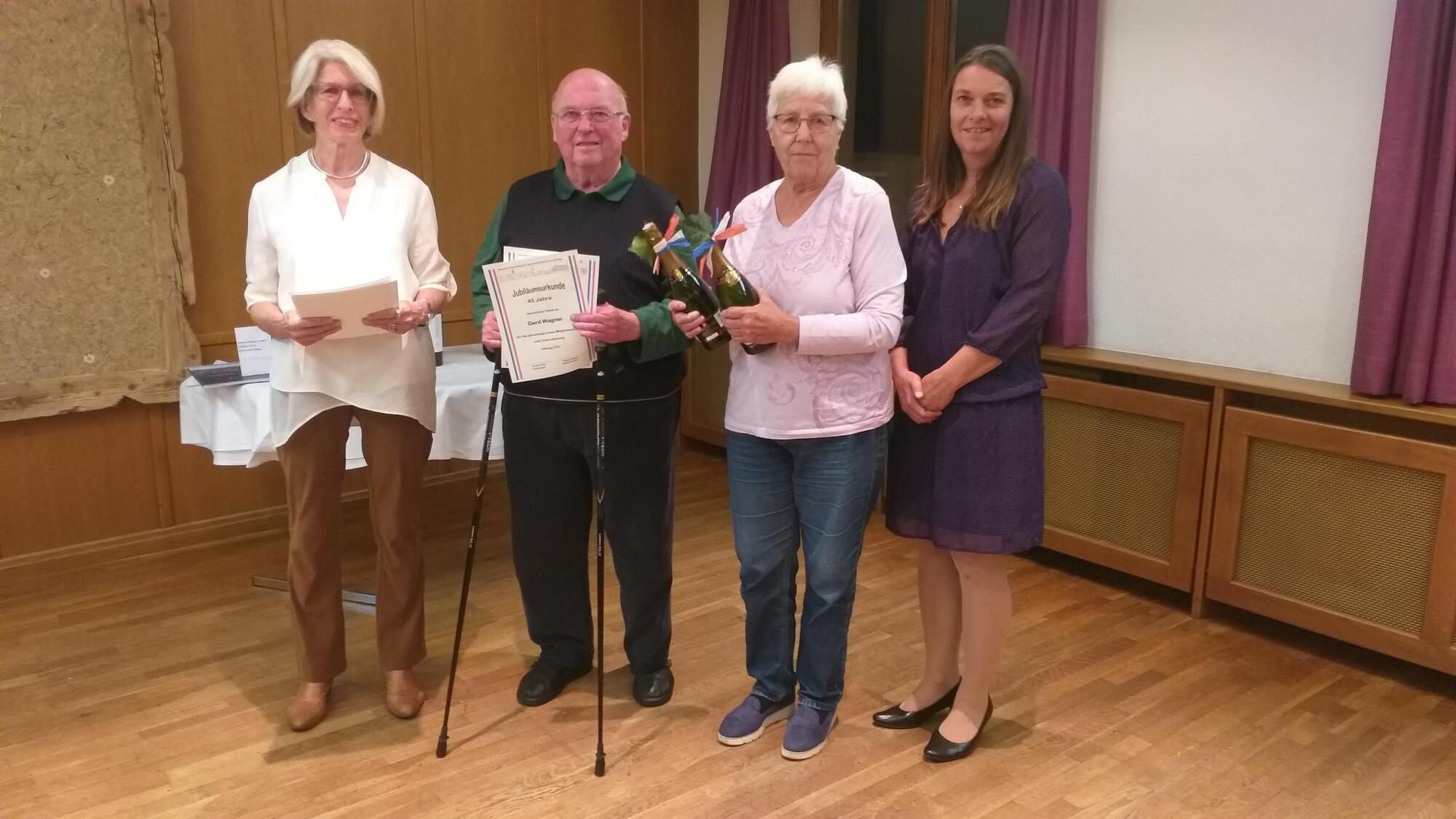 DFGK ehrt langjährige Mitglieder