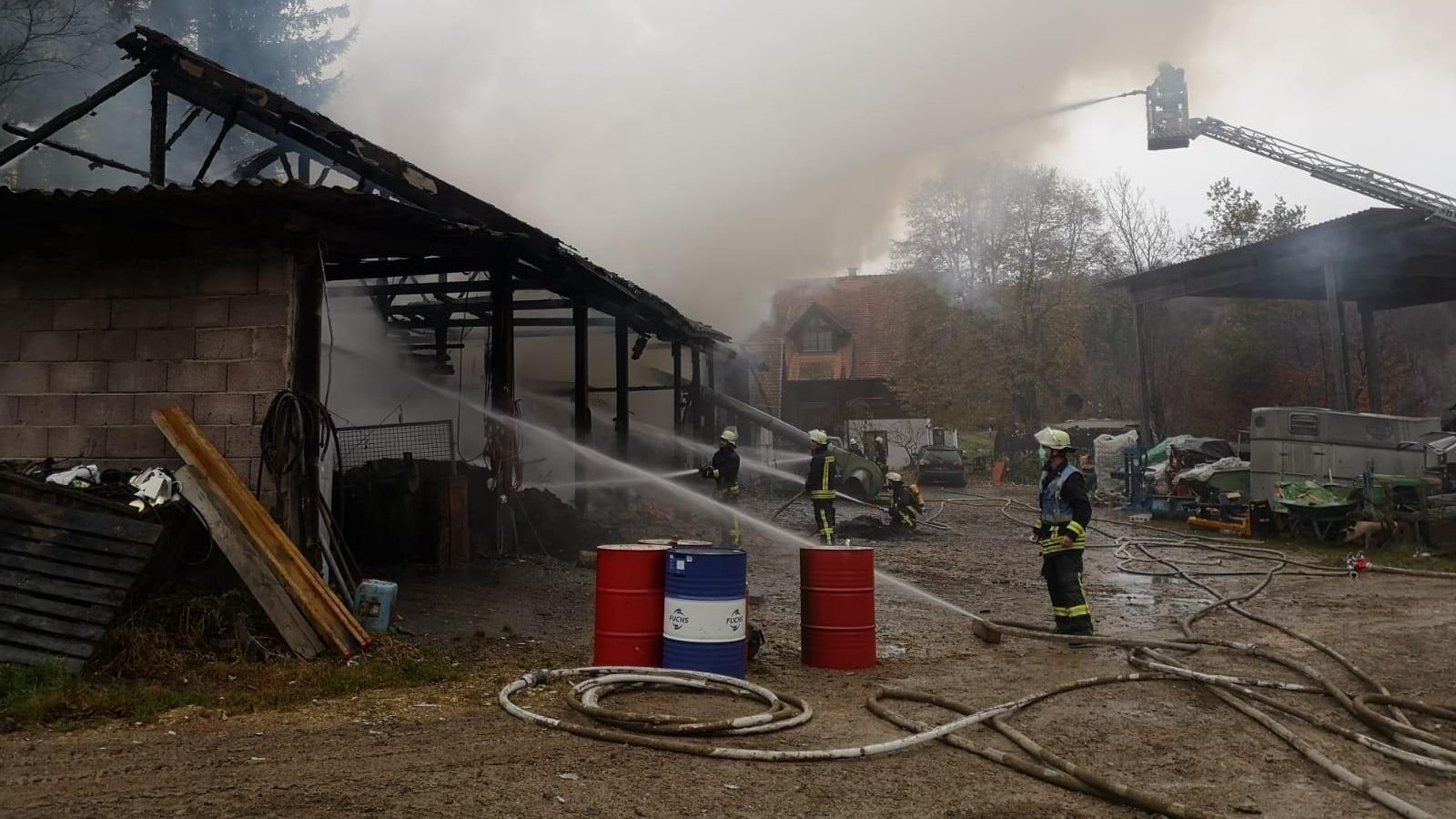 Nach verheerendem Brand bei der Ziegelhütte ist Ursache immer noch unklar