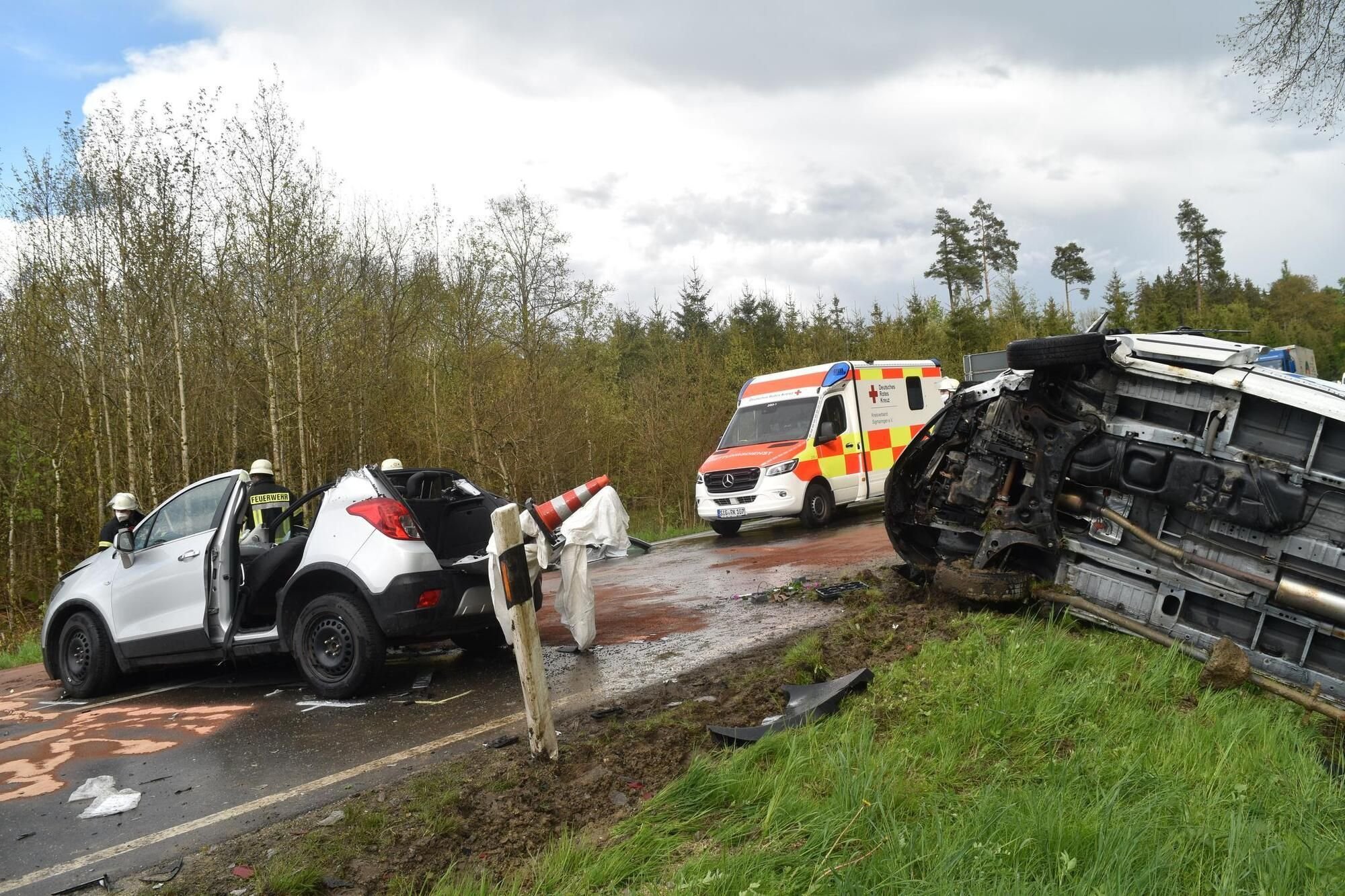 Schwerer Unfall bei Krauchenwies