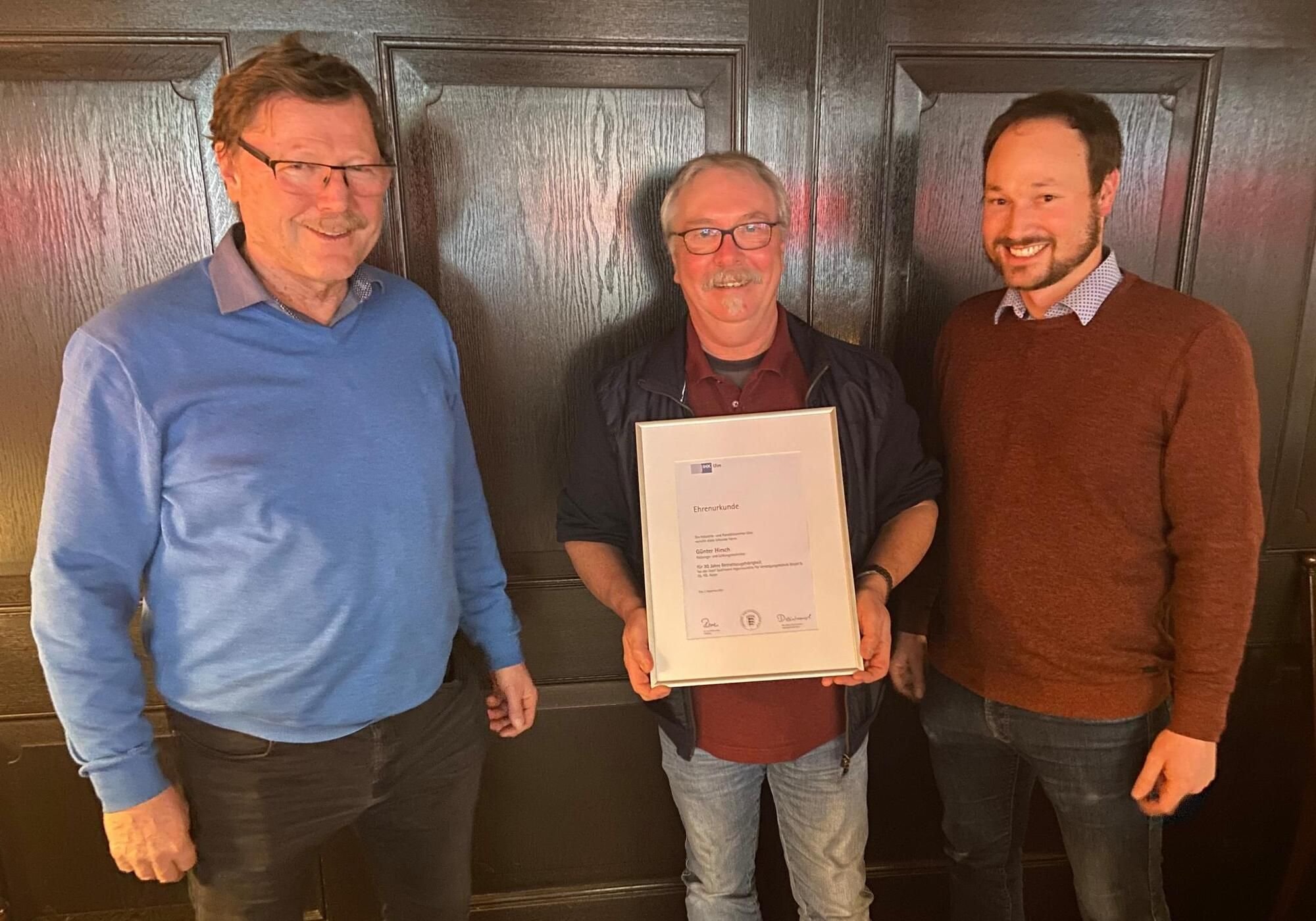 Mitarbeiterehrungen bei der Firma Spielmann