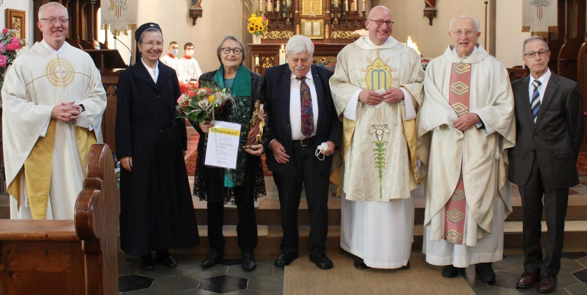 Christine Ferdinand nimmt nach 46 Jahren Abschied von ihrem Kirchenchor
