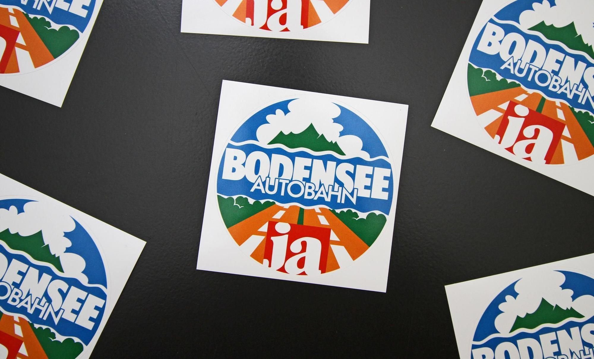 Kult-Sticker zur Bodensee-Autobahn wieder da