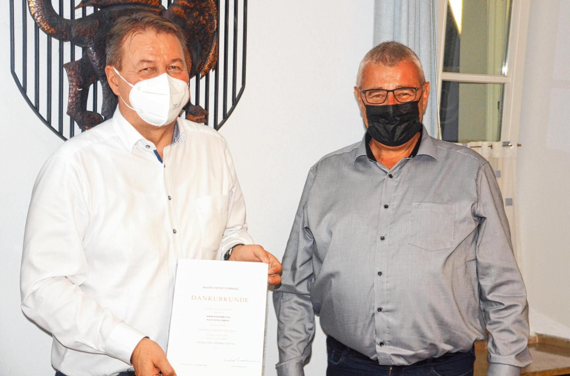 Klaus Schellenberg feiert sein 40. Dienstjubiläum