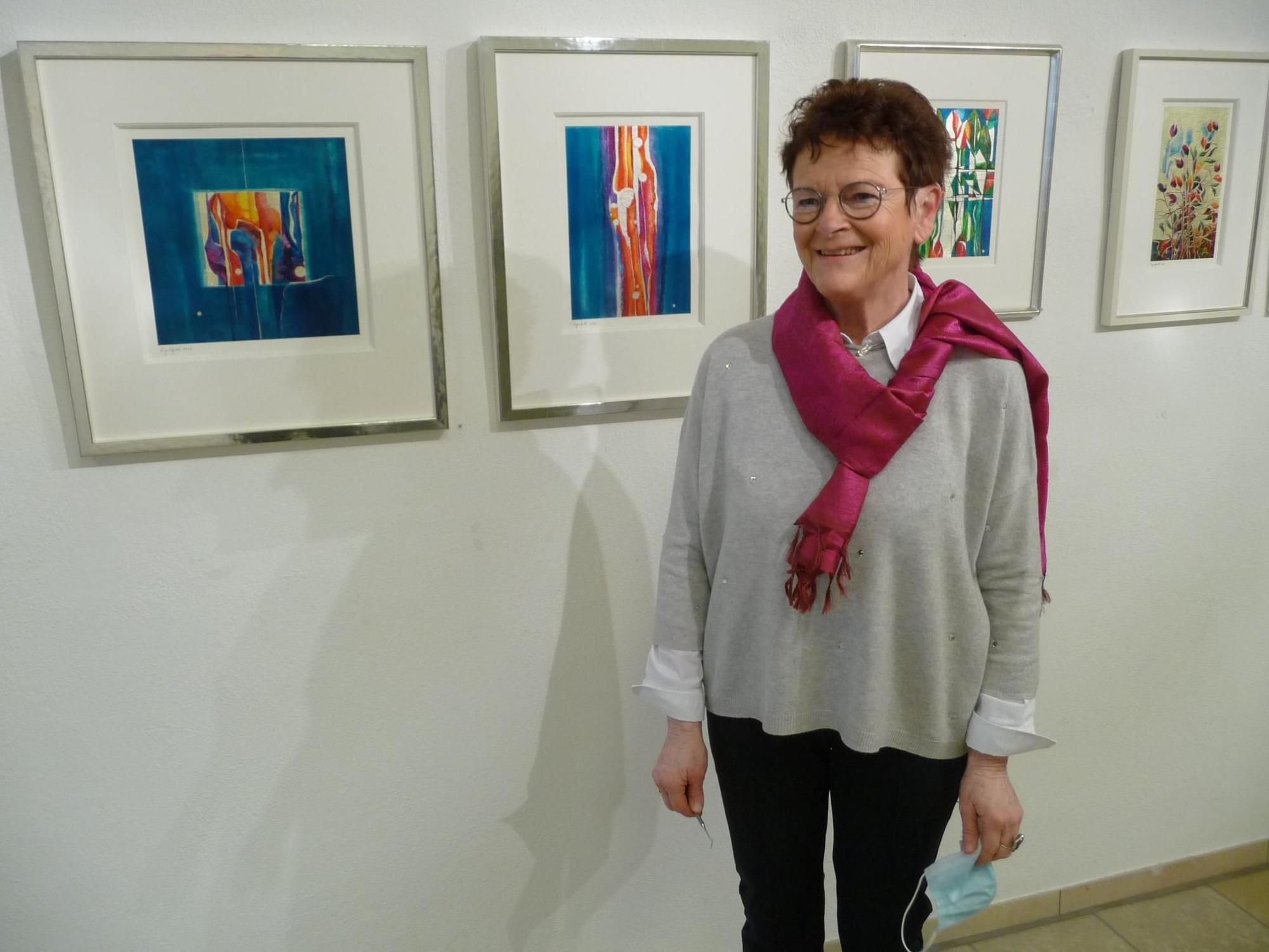 Martha Riegel-Hertels Blattgold-Bilder sind nicht abstrakt, sondern ...