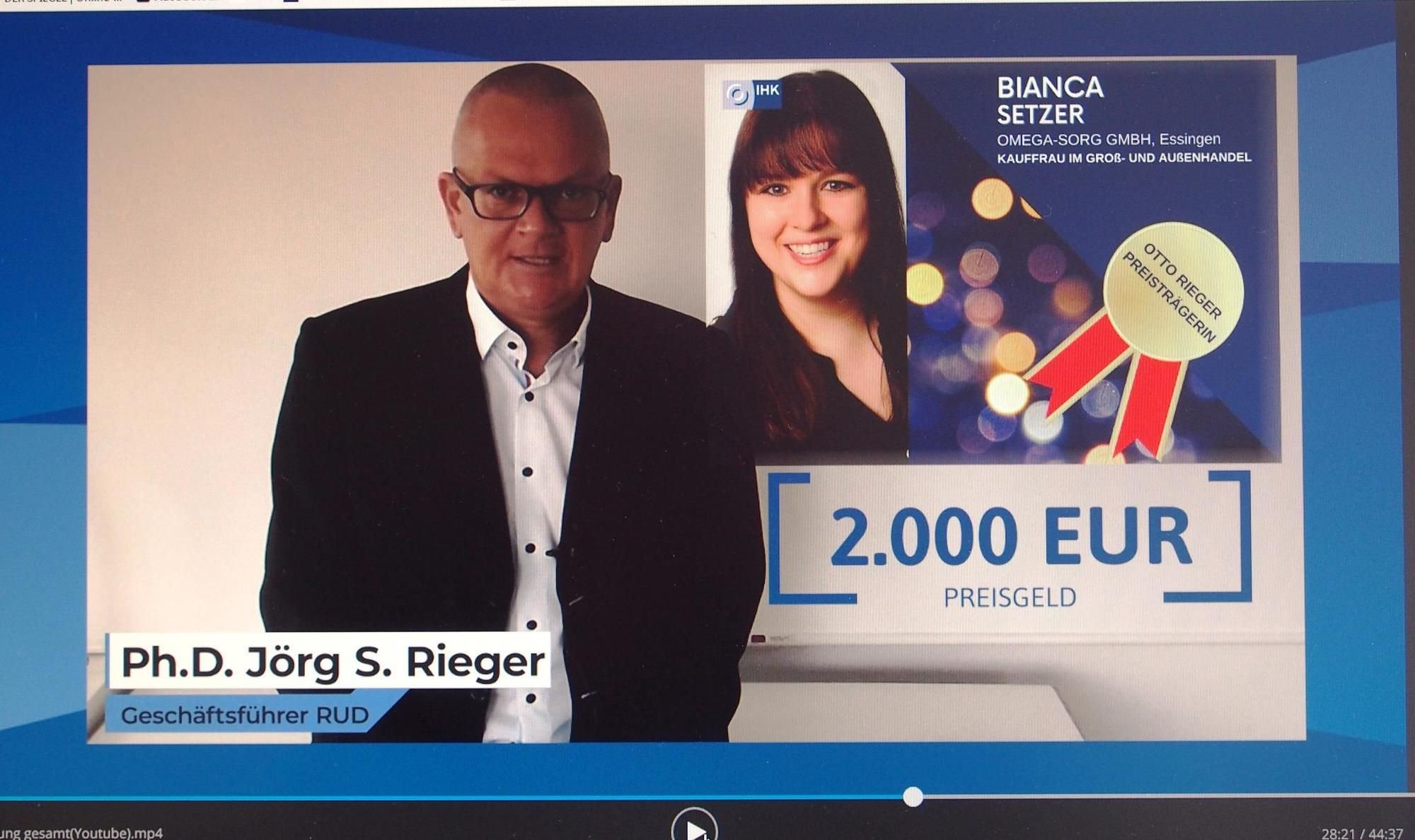 Otto Rieger-Preis geht an Bianca Setzer