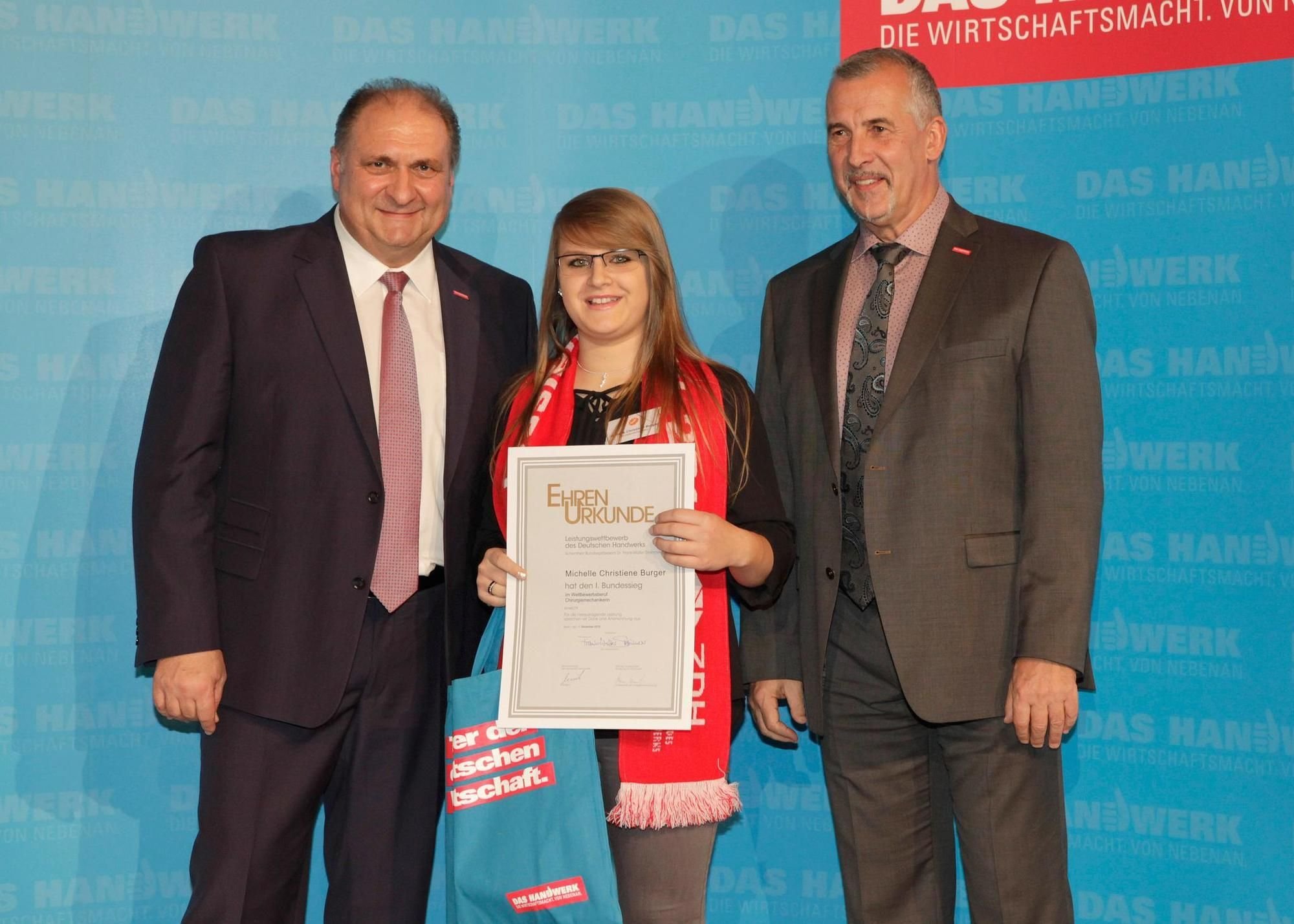 Michelle Burger ist eine der besten Nachwuchshandwerkerinnen Deutschlands