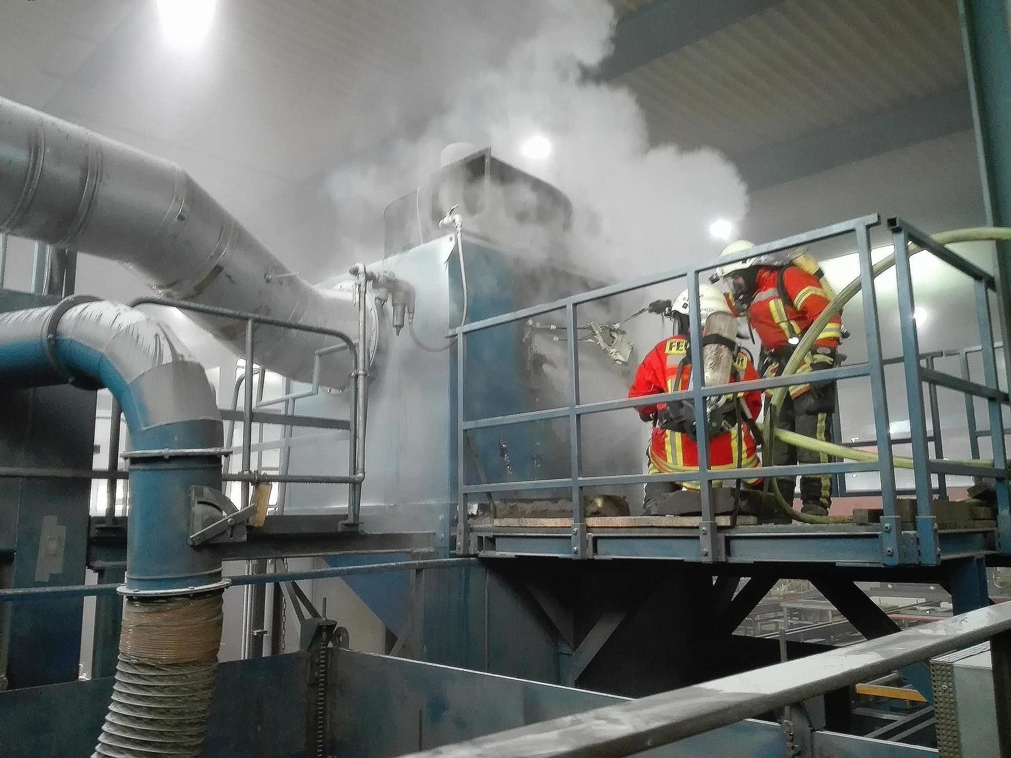 Brand bei der Ellwanger Firma Kicherer