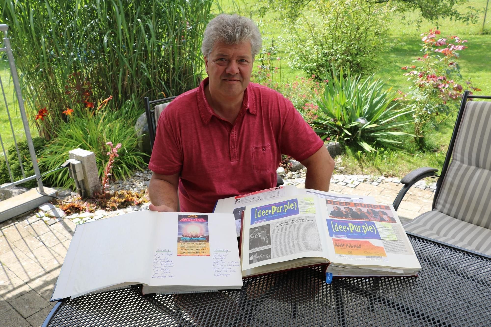 Roger Gasser aus Sigmaringendorf sammelt 175 Konzertkarten