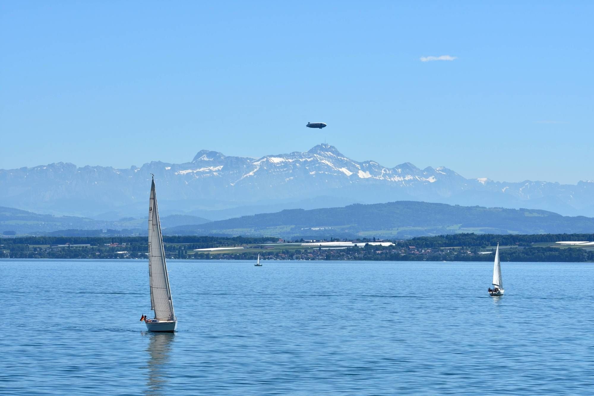 Über 100 Jahre altes Segelboot im Bodensee gesunken