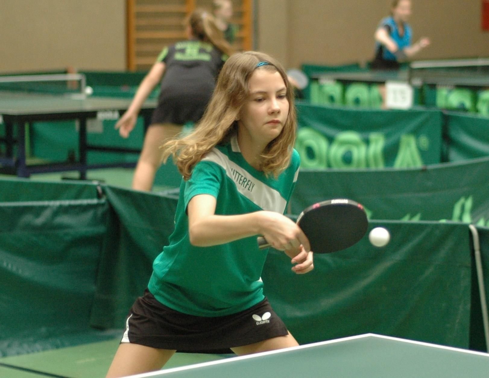 Lea Scheuing bei Ranglistenturnier