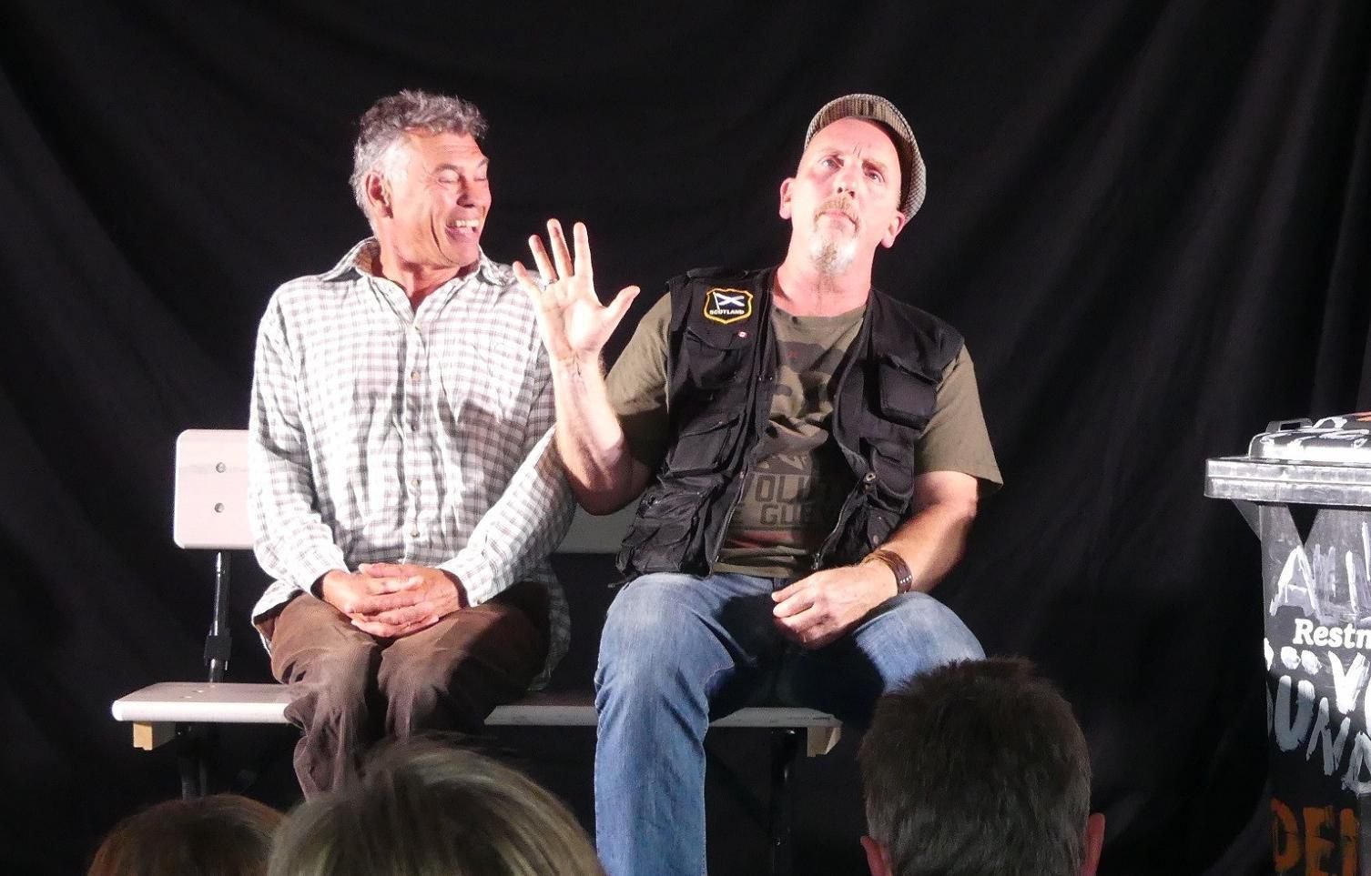 100 Zuschauer erleben Pfefferle und sein Ernst