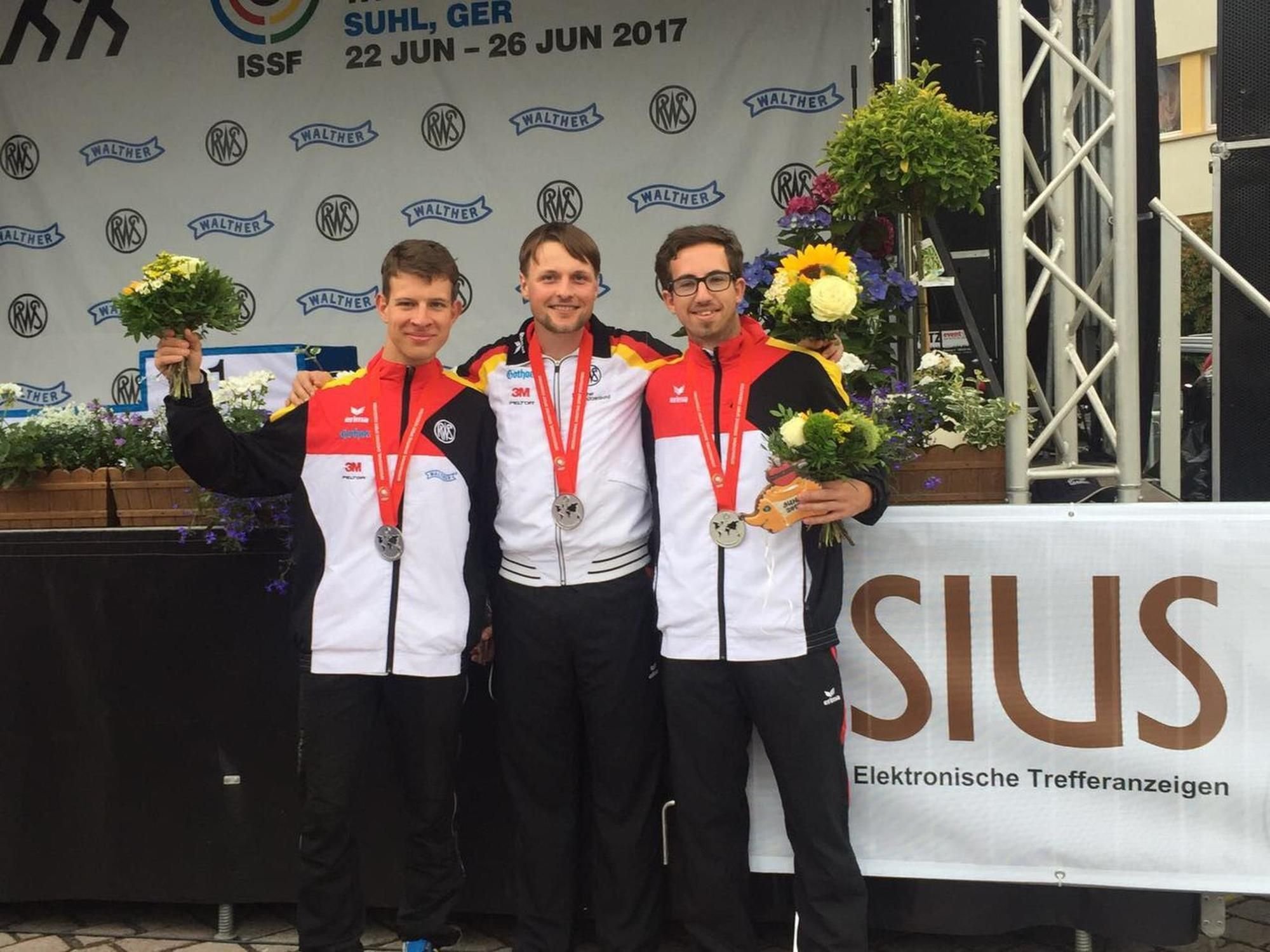 Dominik Hermle Vizeweltmeister mit der Staffel