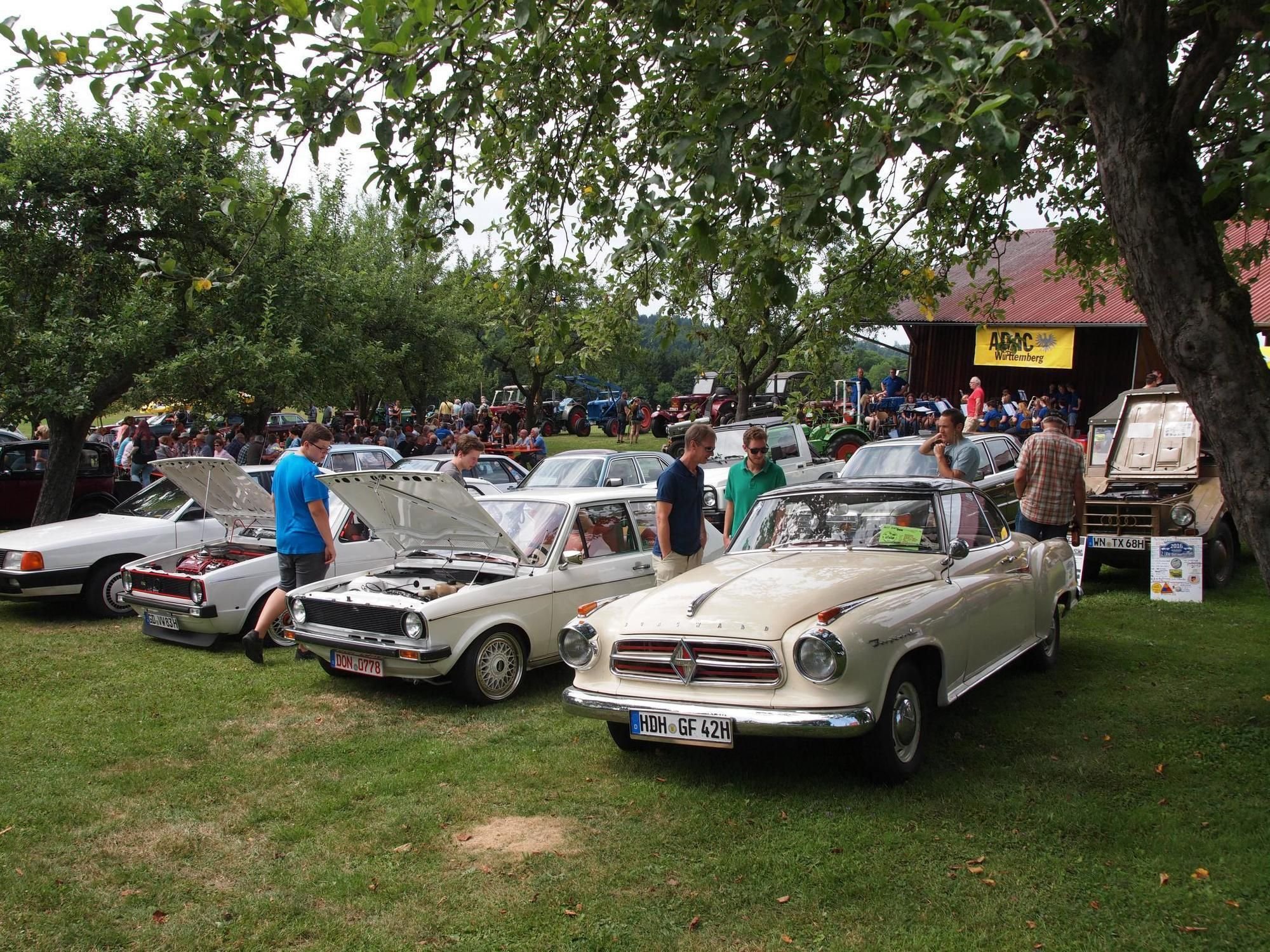 Young- und Oldtimerfreunde treffen sich auf dem Neuhof