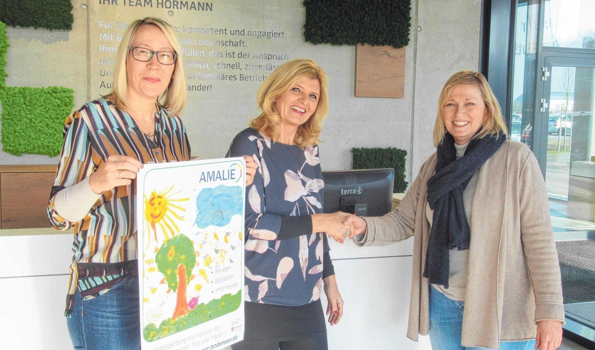 Hörmann spendet 1500 Euro an Amalie