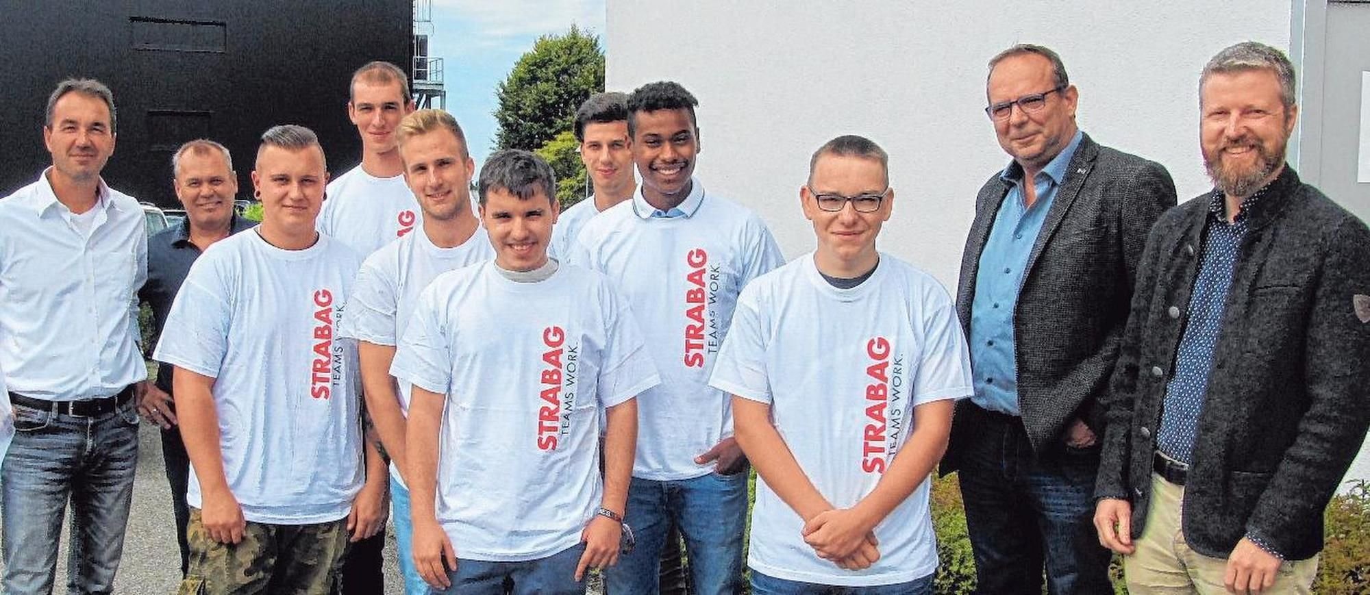 Azubis starten bei Strabag in Langenargen