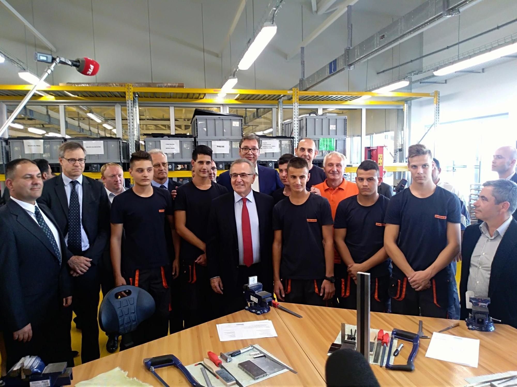 Firma Gruner erweitert Werk in Serbien