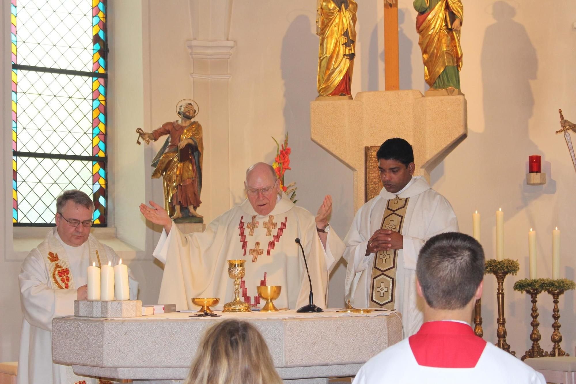 Pater Fritz Schaub feiert goldenes Priesterjubiläum