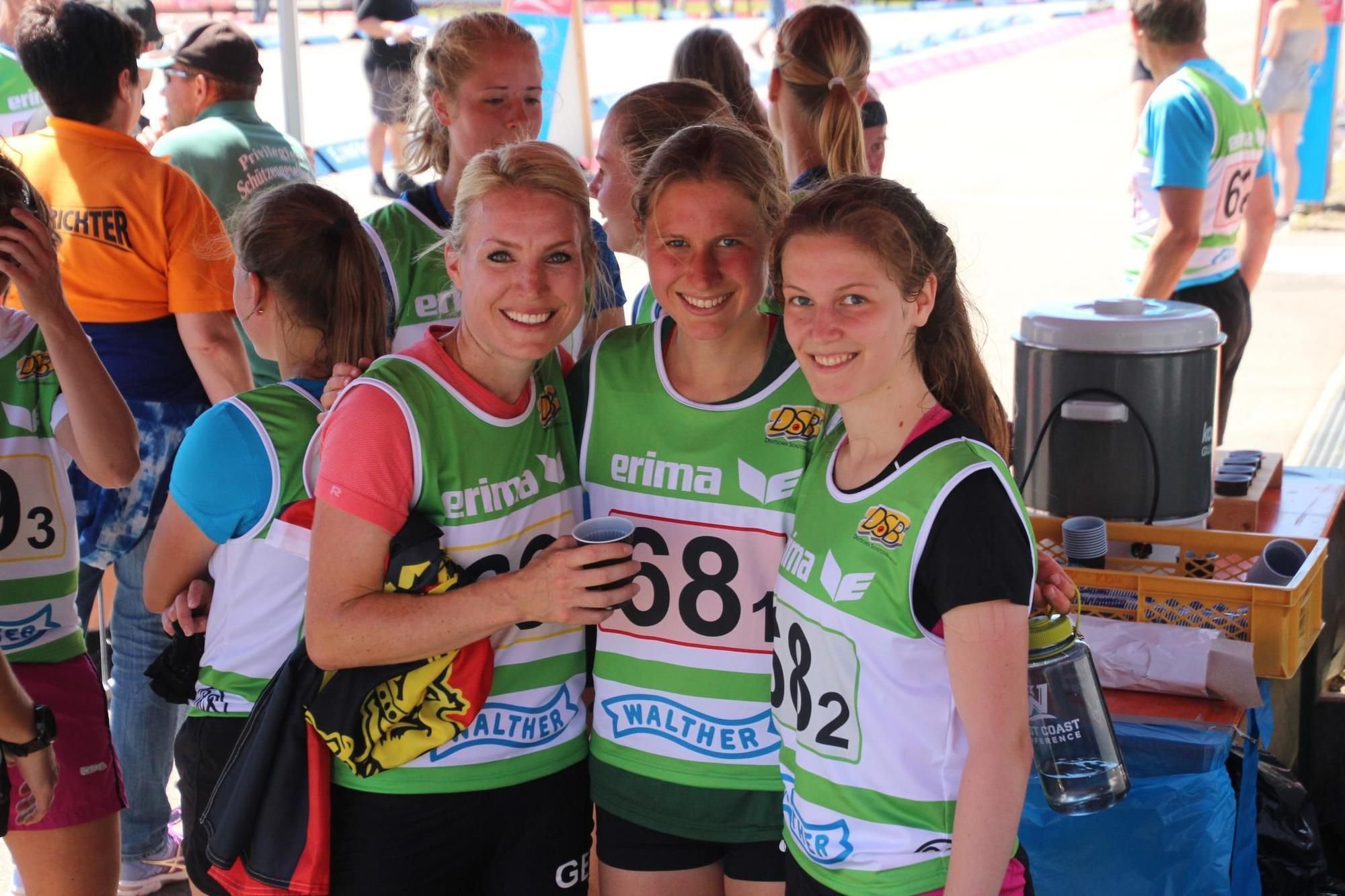 Anja Fischer holt Gold und Silber