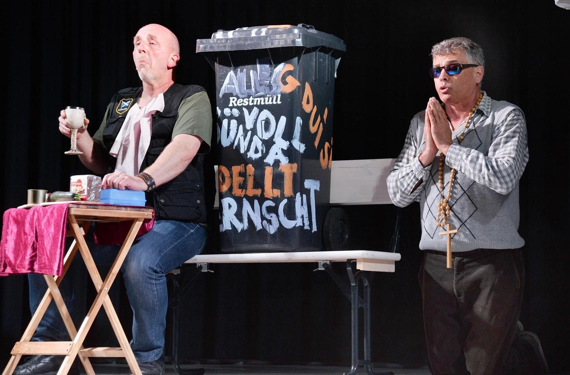 Pfefferle und sein Ernst sind auf dem Sündenbänkle