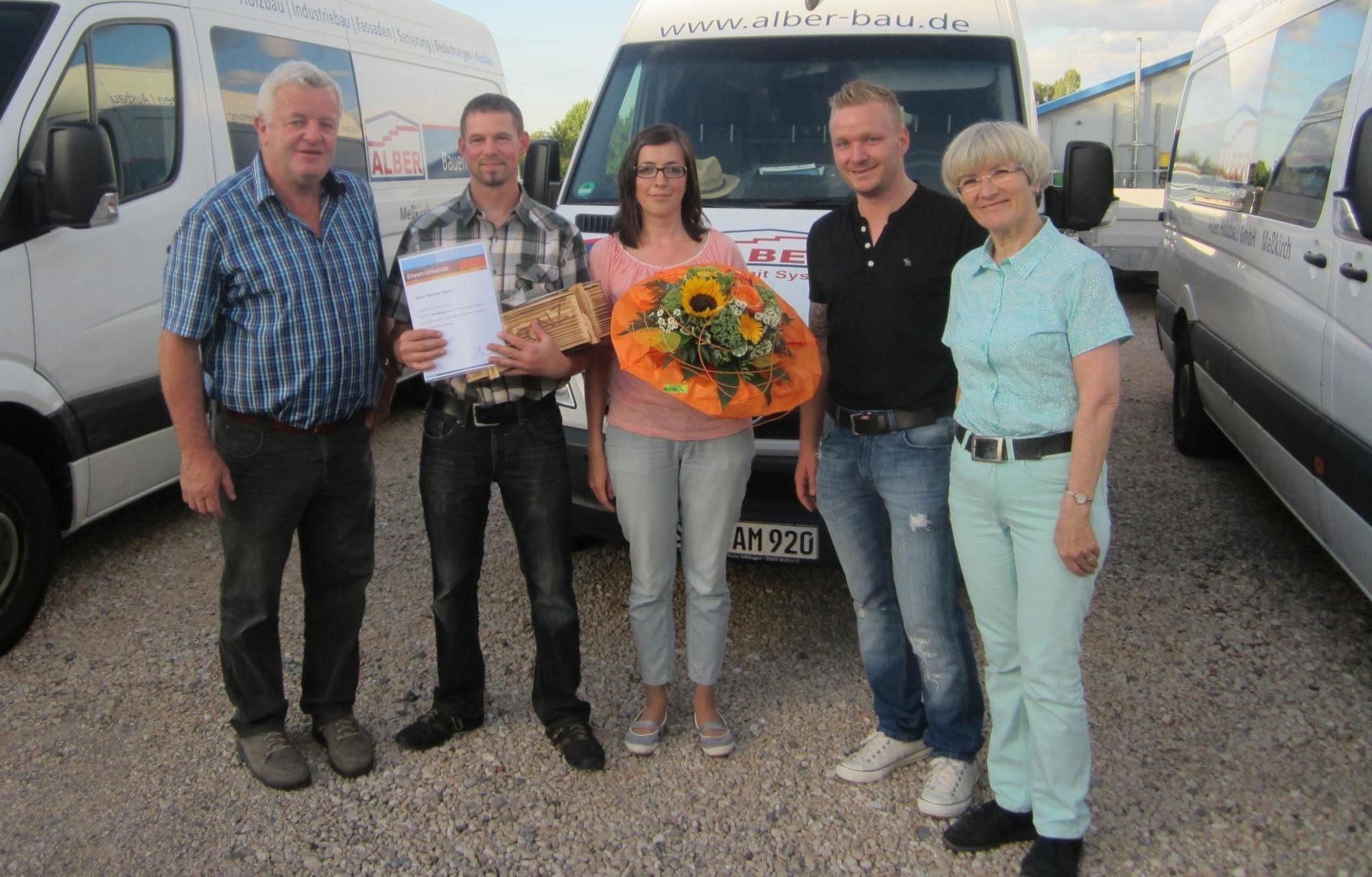 Markus Degen ist seit 20 Jahren bei der Firma Alber