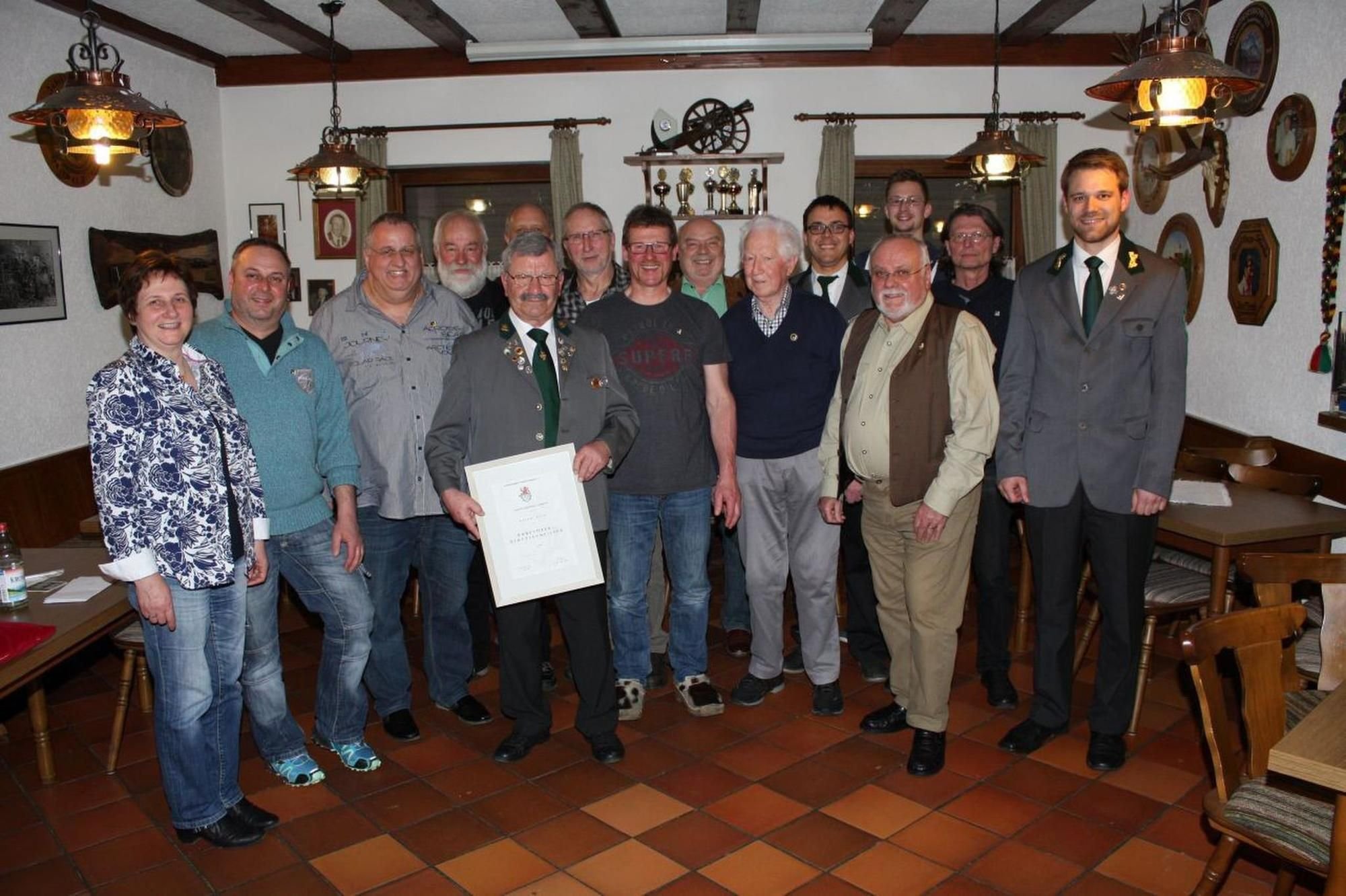 Andreas Fiesel übernimmt das Amt des Schützenmeisters