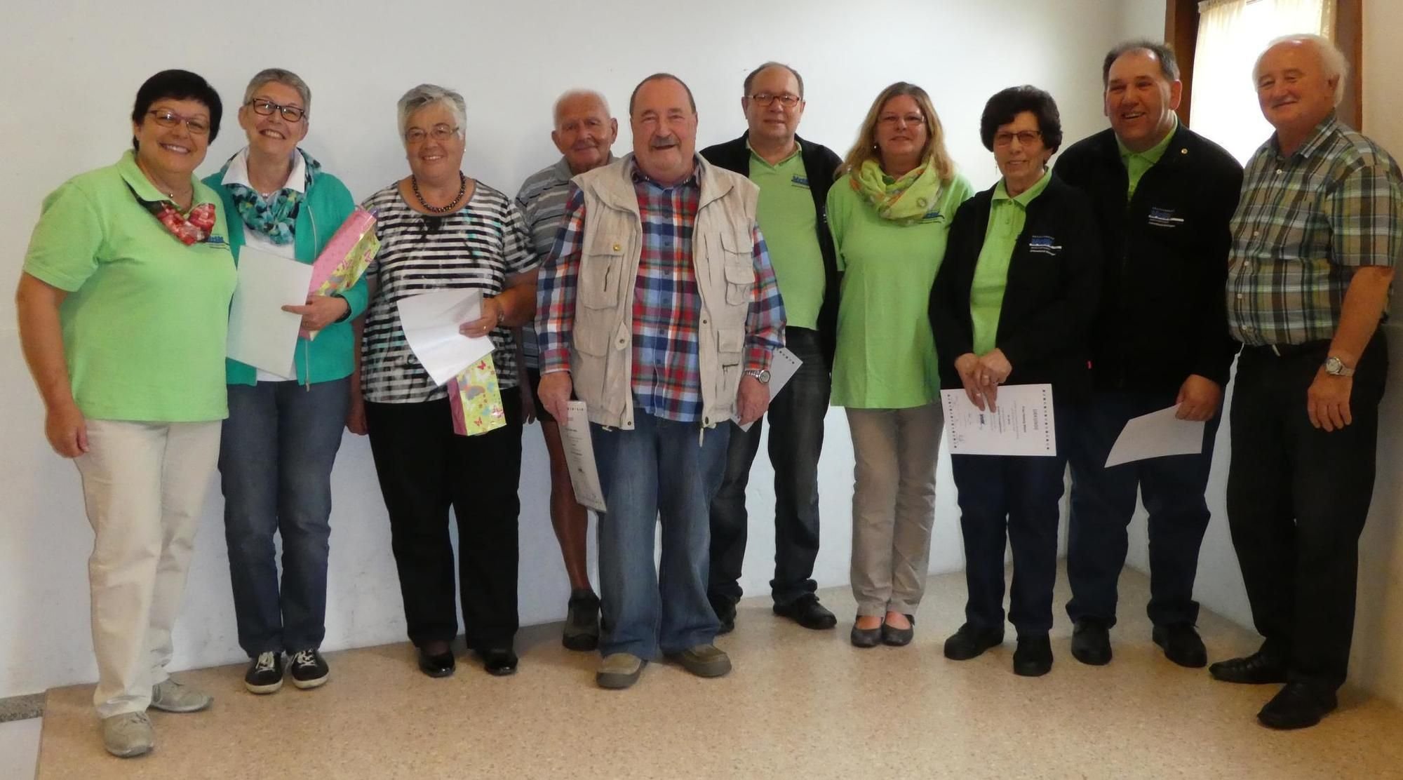 VdK Wehingen-Heuberg ehrt treue Mitstreiter