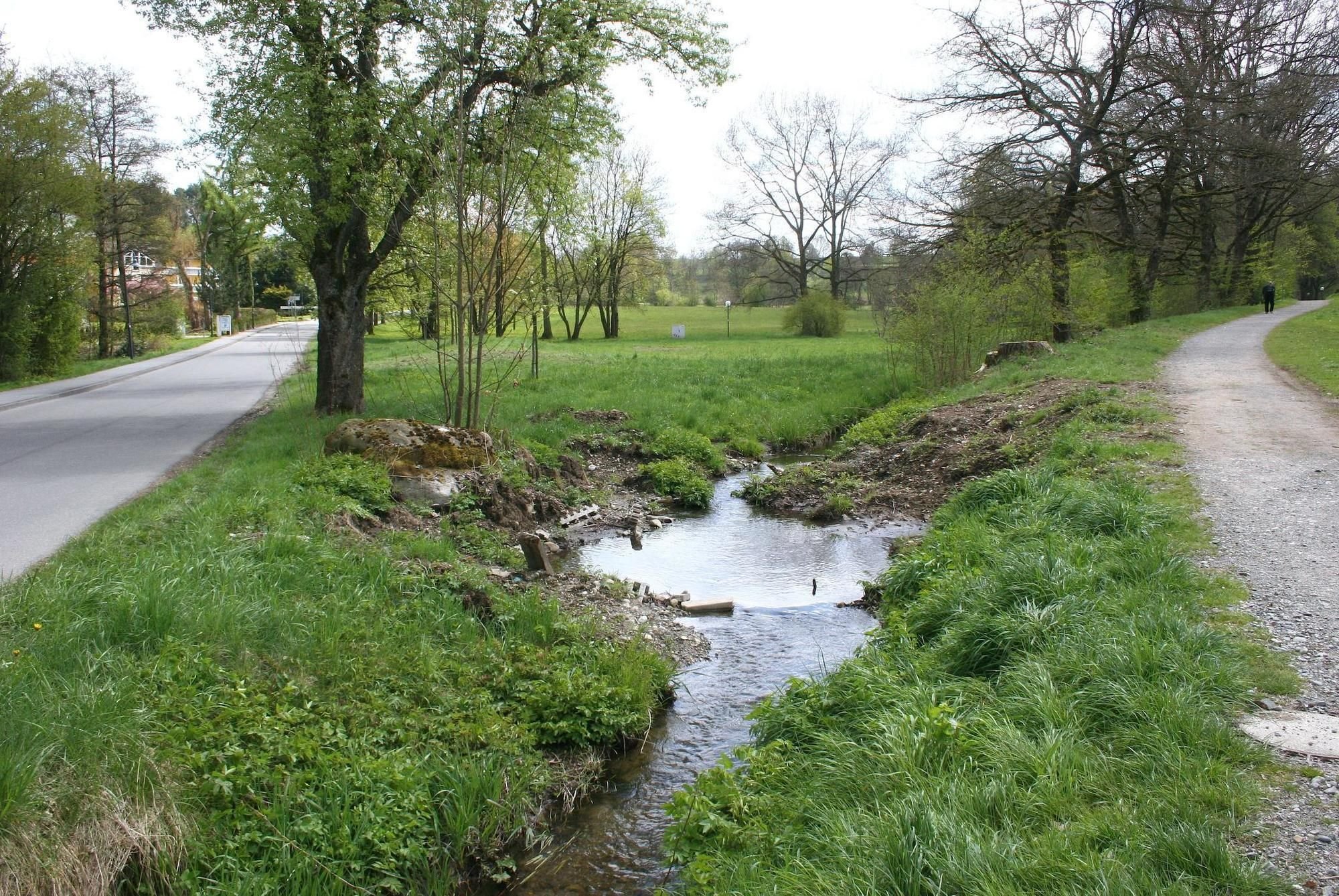 Rückhaltebecken im Kurpark soll Urbach aufhalten