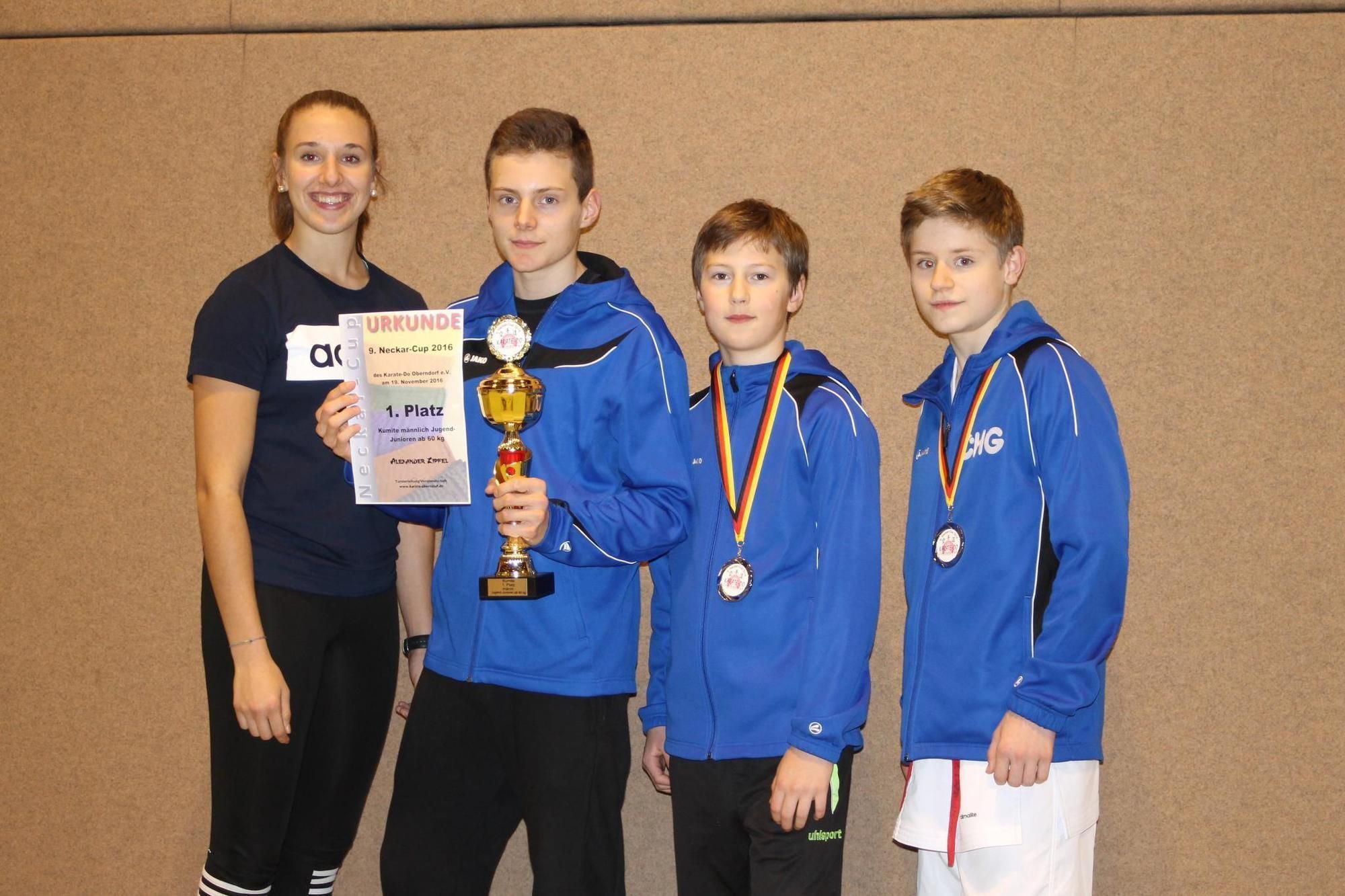 Alexander Zipfel gewinnt Karate-Neckar-Cup