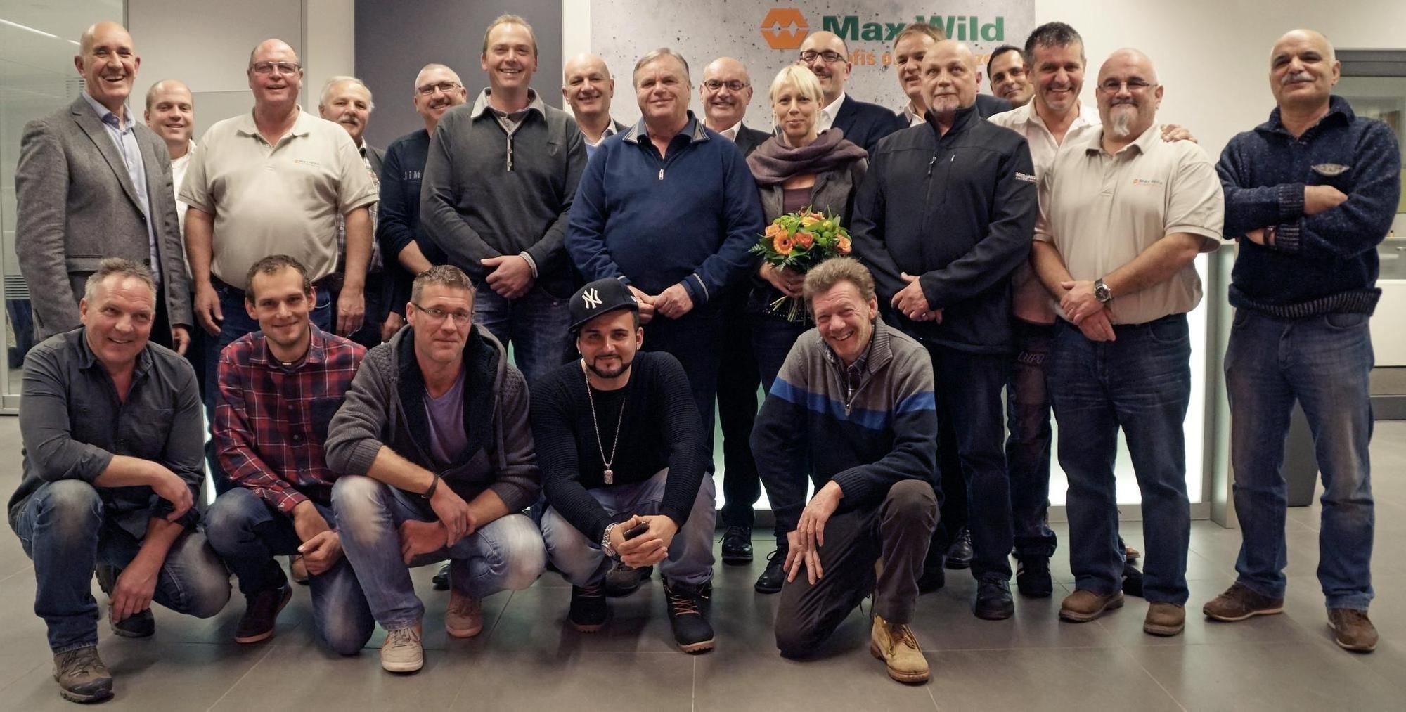 Firma Max Wild ehrt Mitarbeiter