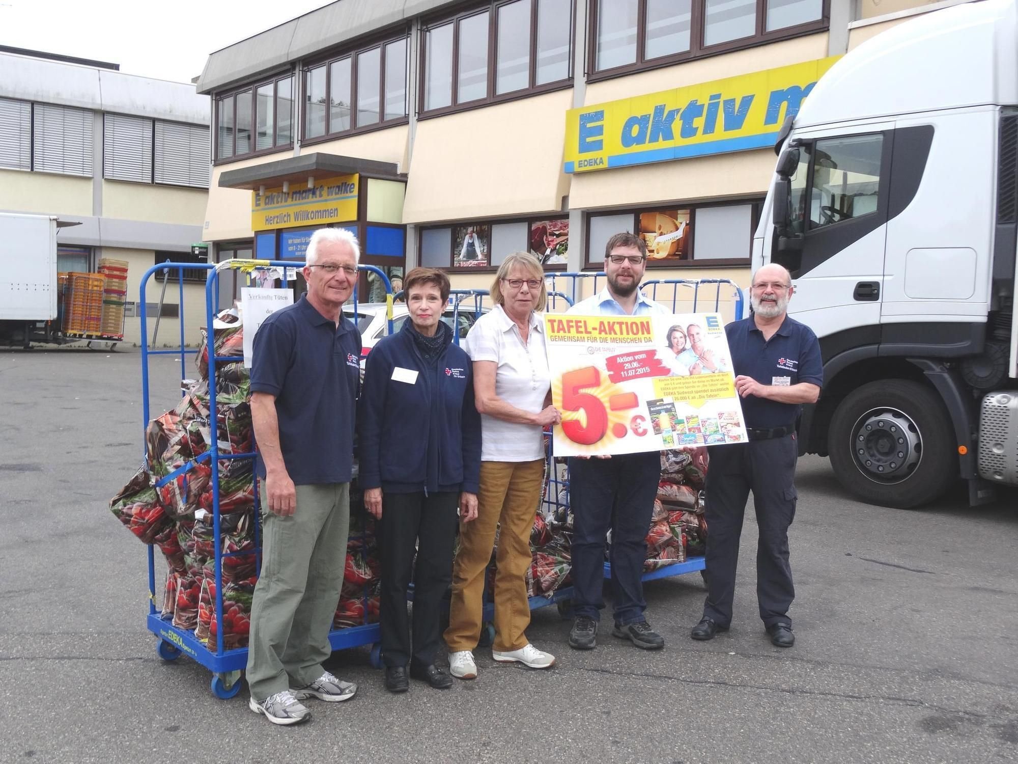 Edeka unterstützt den Tafelladen Erbach