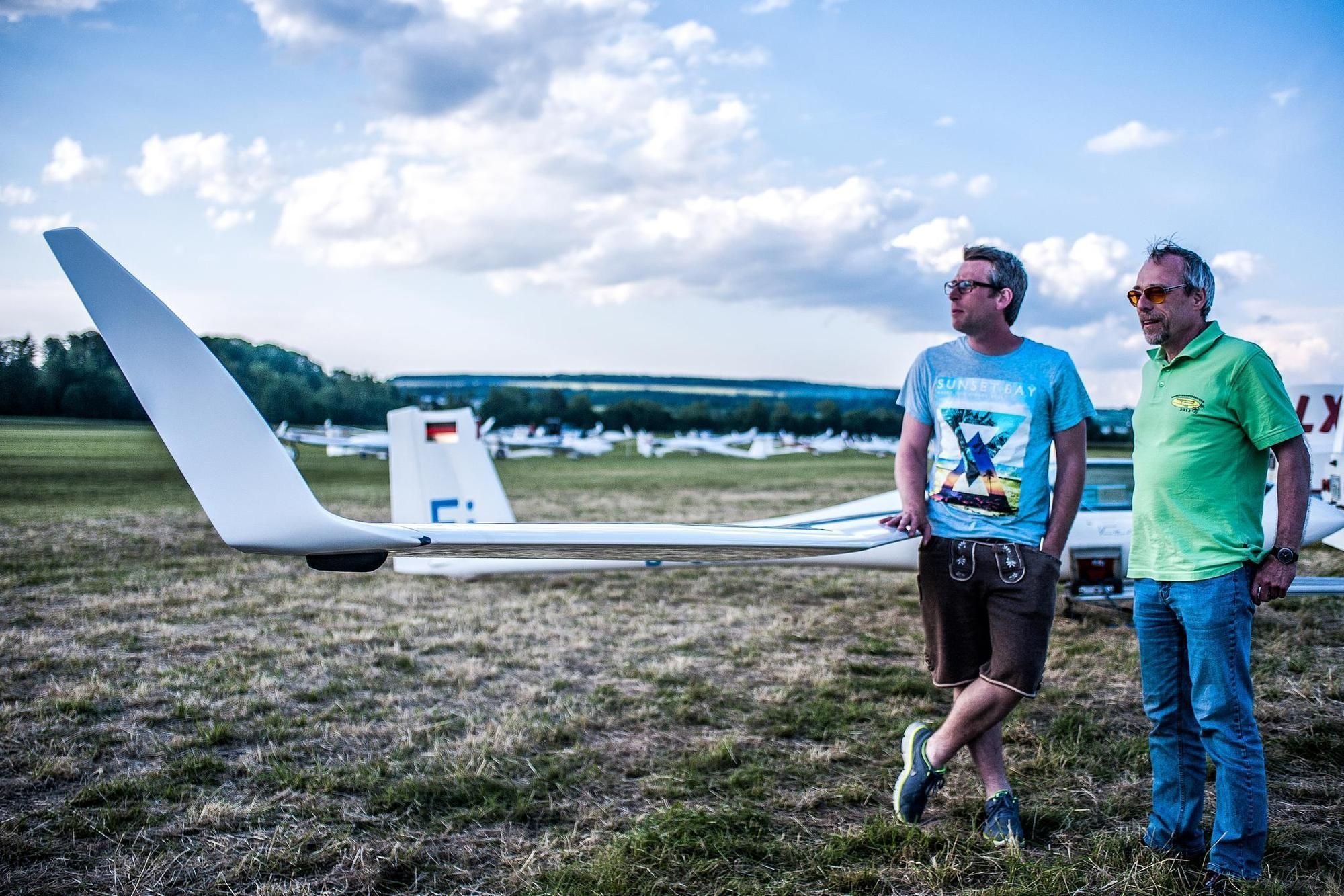 Die Lokalmatadoren bei der Segelflug-DM