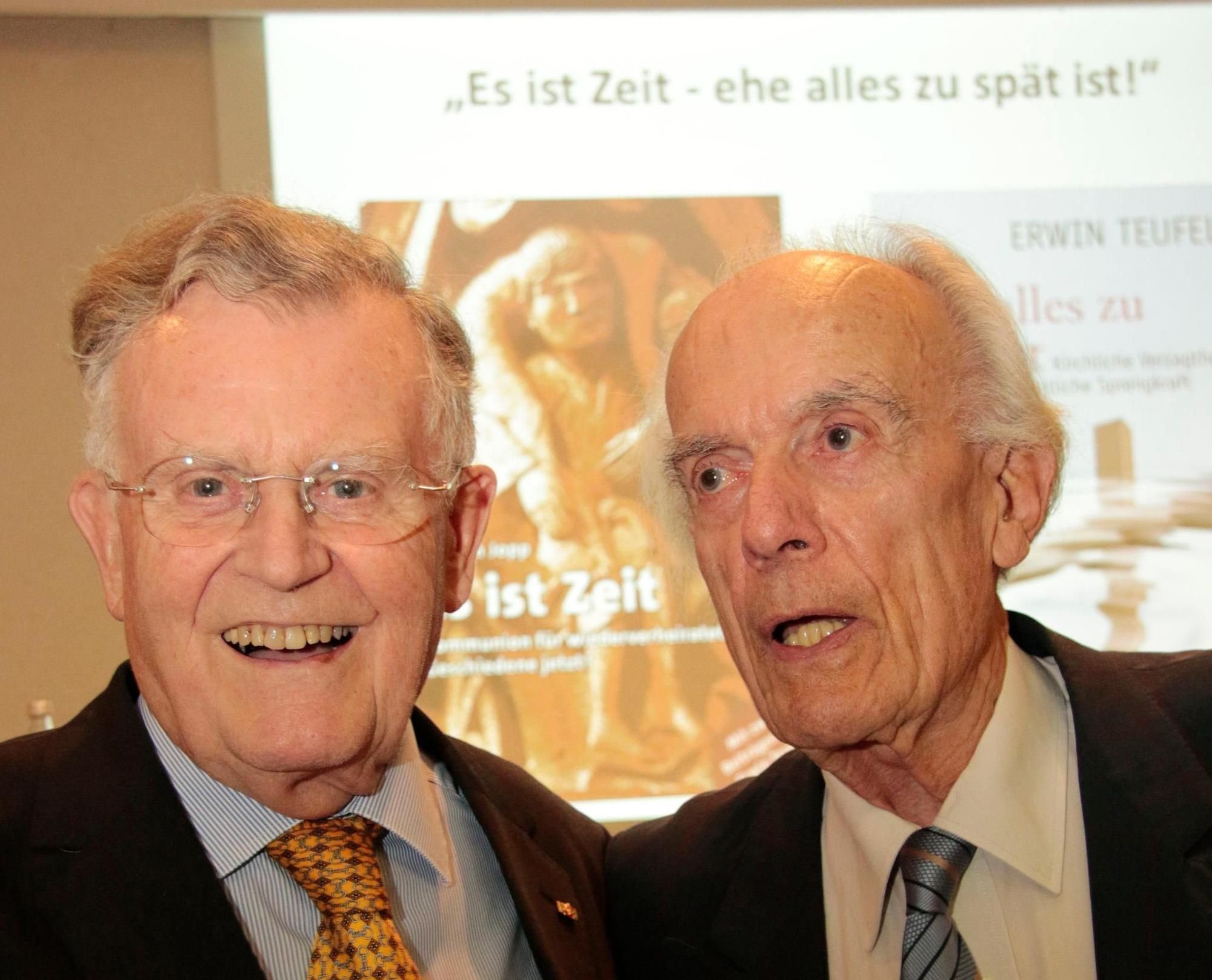 Erwin Teufel hofft auf Durchbruch in Rom