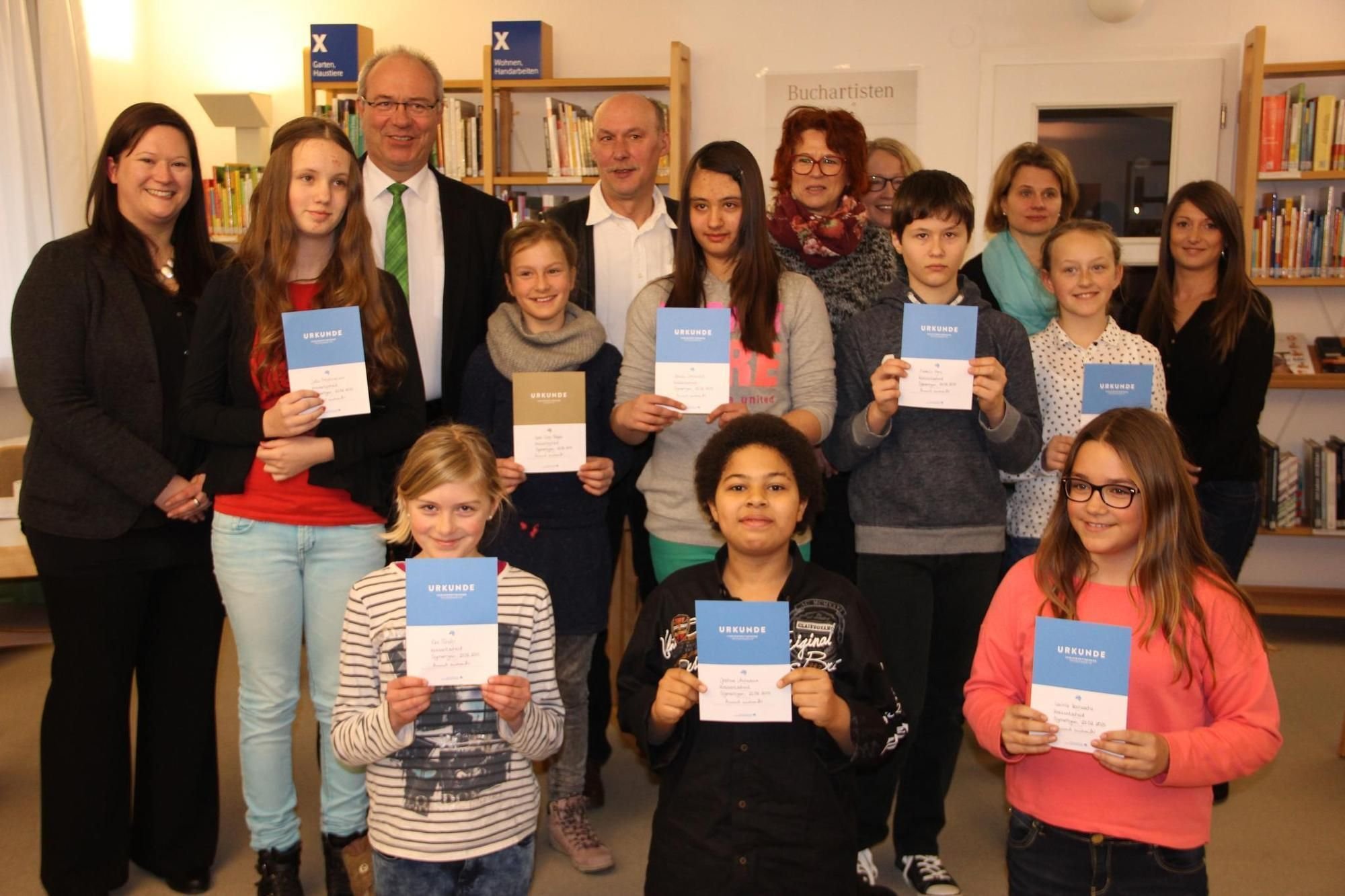 Luca-Lina ist die beste Vorleserin im nördlichen Kreisgebiet