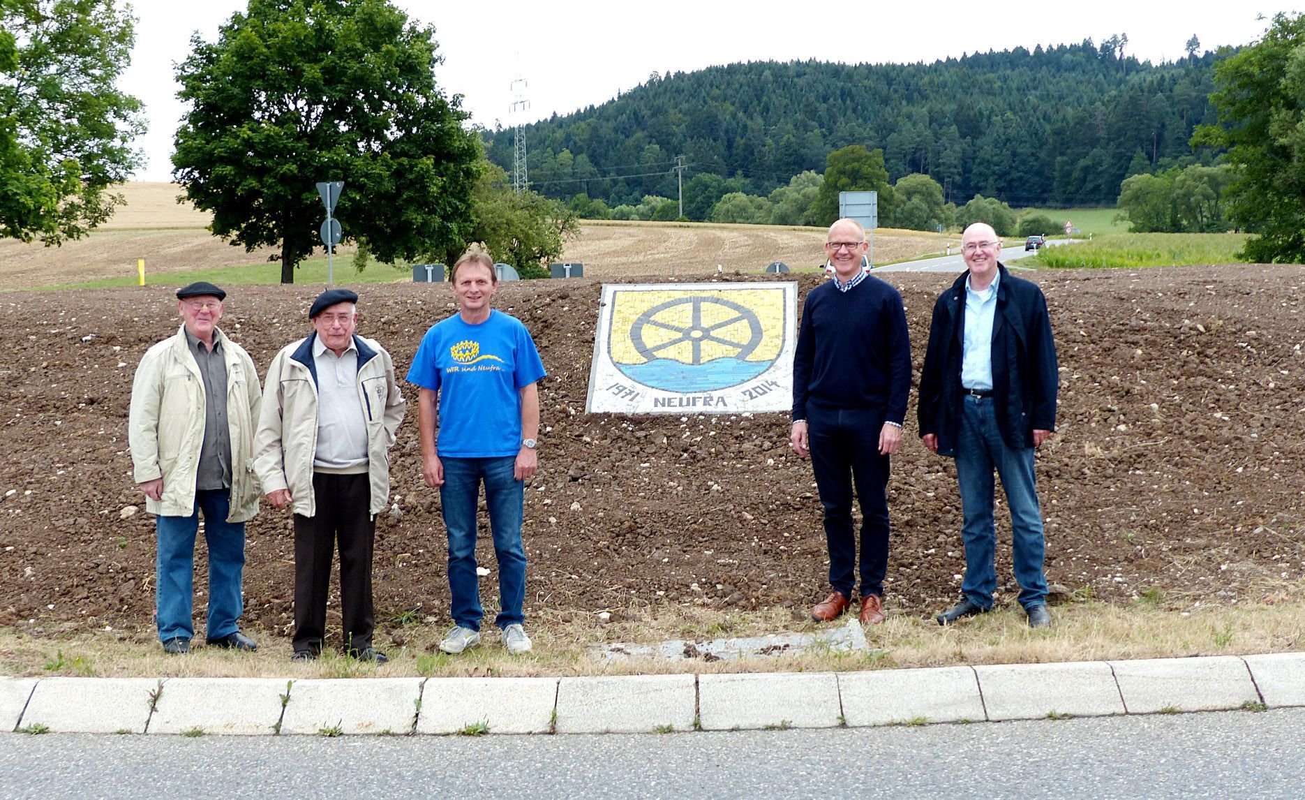 Kriegsbeil bei der Kreiselgestaltung ist begraben
