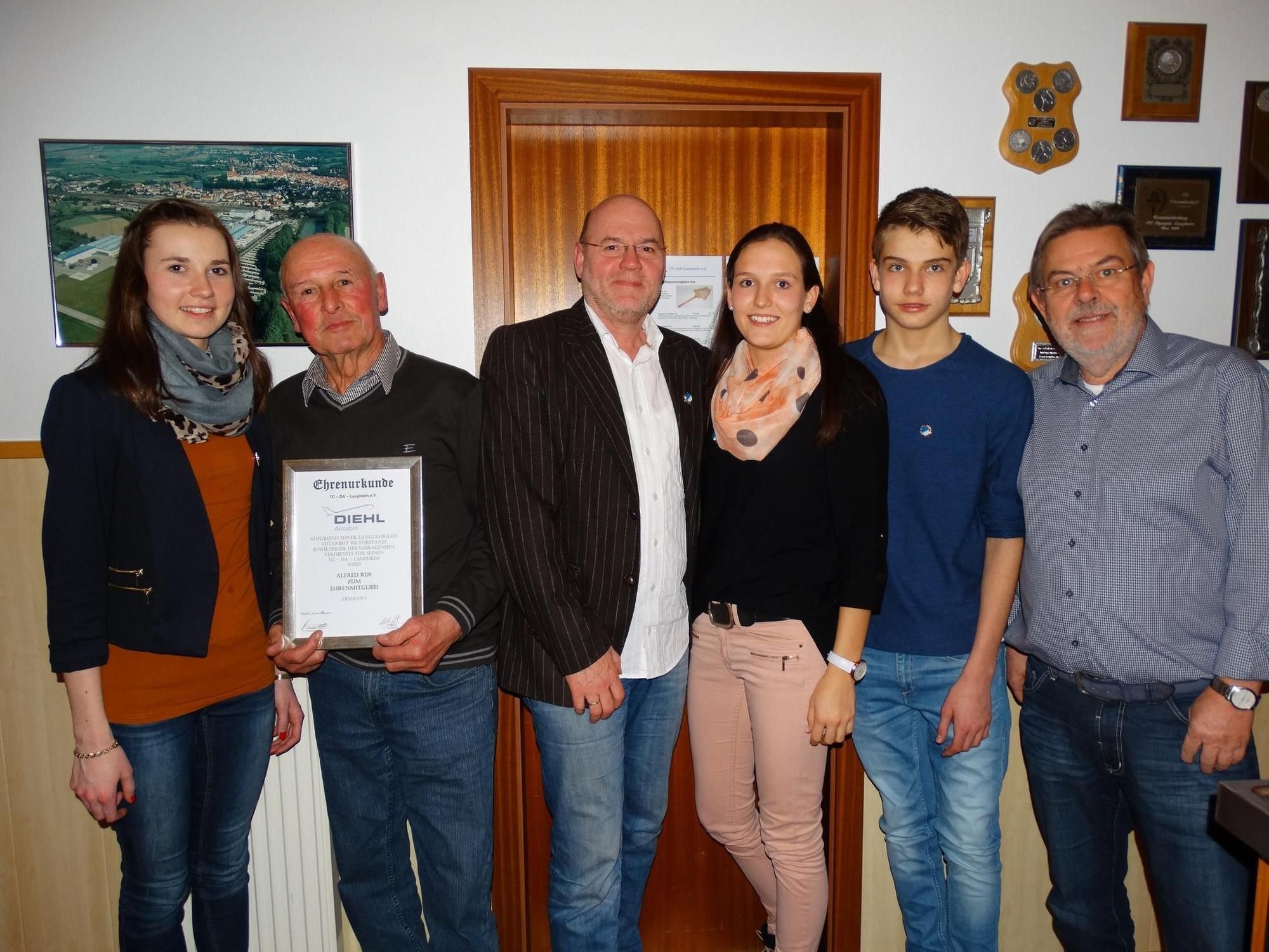 Alfred Ruf ist Ehrenmitglied