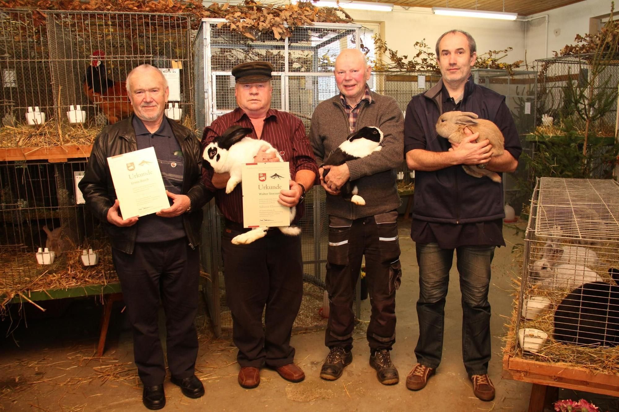 Erwin Bauch und Walter Storzum sind 25 Jahre dabei