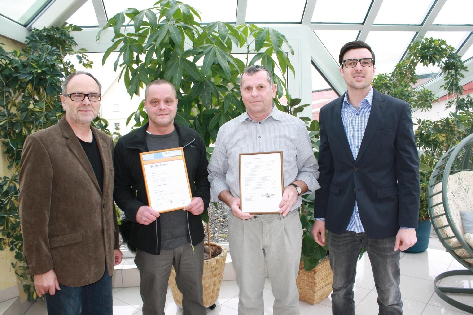 Firma Rettenmeier dankt langjährigen Mitarbeitern